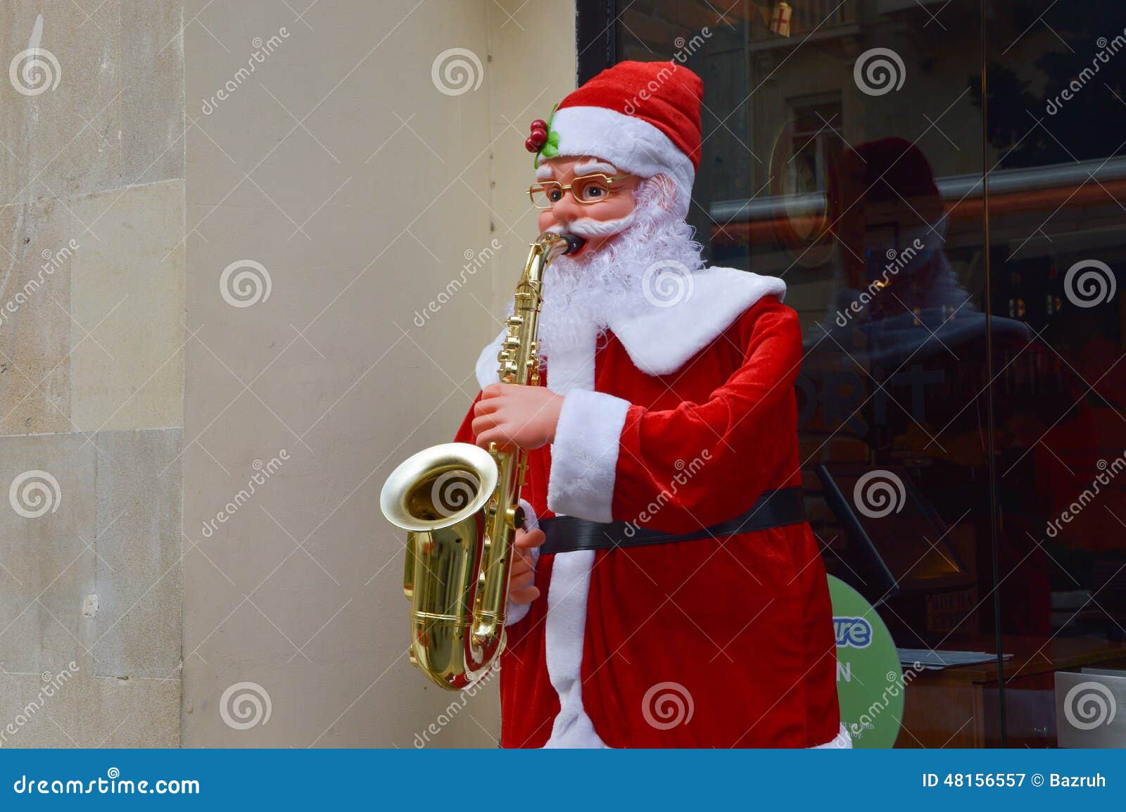 Santa Klaus stock image. Image of play, klaus, winter - 48156557