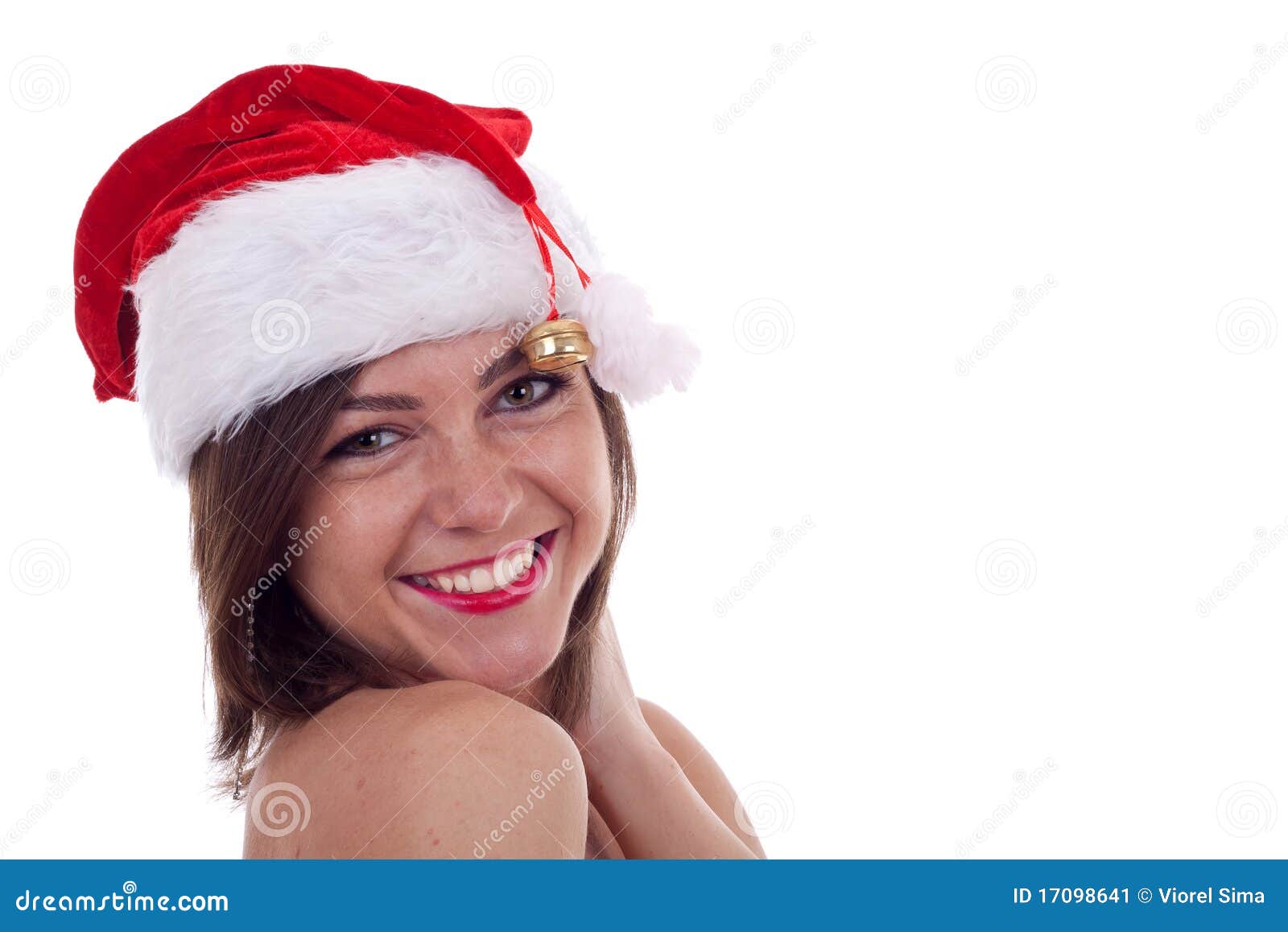 Santa lady stock image. Image of santa, adult, closeup - 17098641