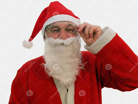 Santa Laughing stock photo. Image of beard, holiday, santa - 1300848