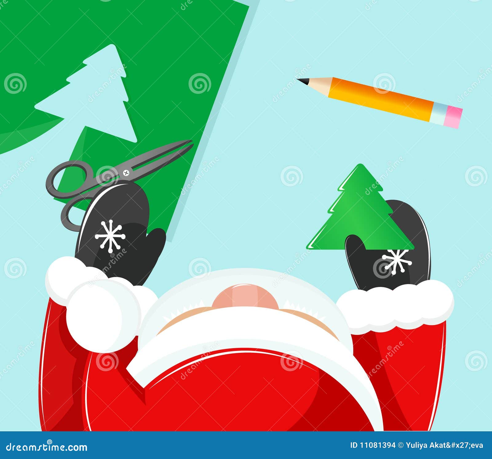 Santa Making Splits Royalty-Free Illustration | CartoonDealer.com #22290813