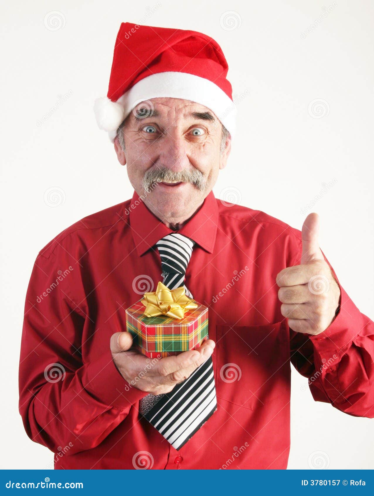 Santa man stock image. Image of seasonal, black, adult - 3780157