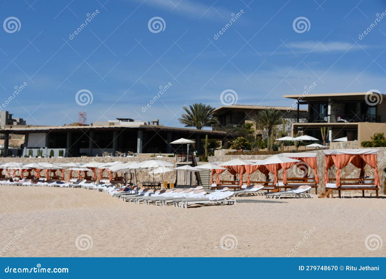 Santa Maria Beach (Playa Santa Maria) in Los Cabos, Mexico Stock Photo ...
