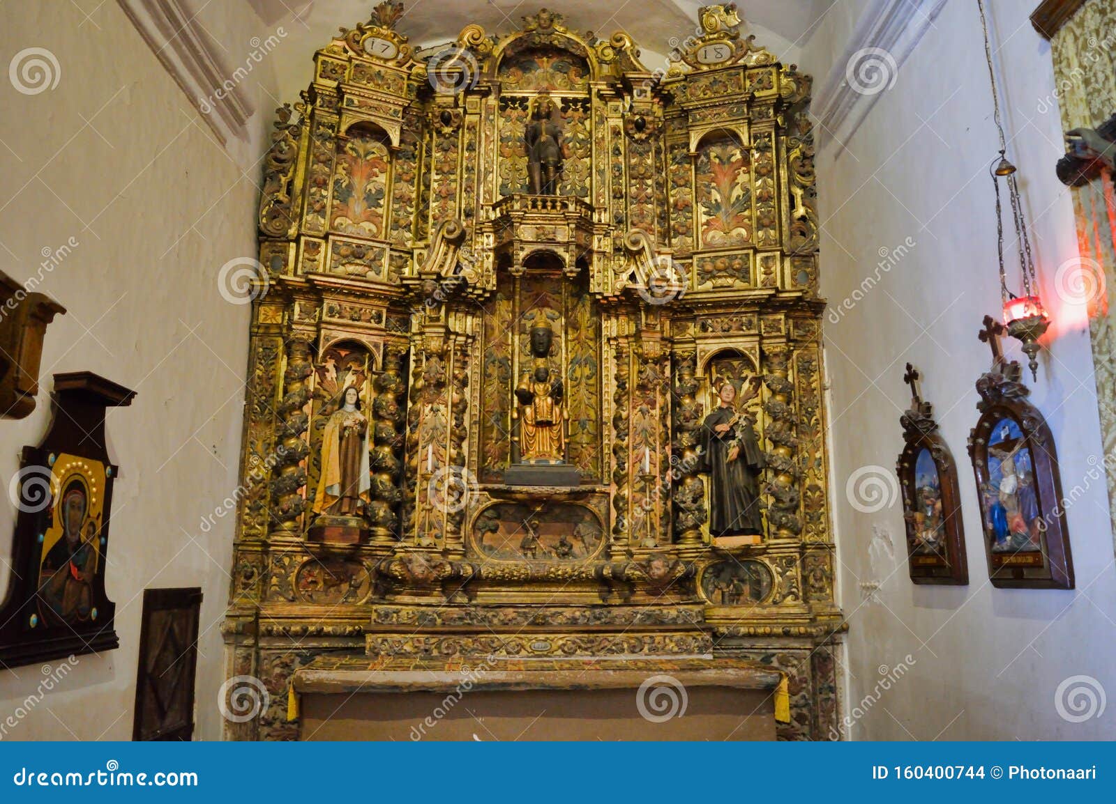 Santa Maria Church Interior View Stock Photo - Image of saint, spain ...
