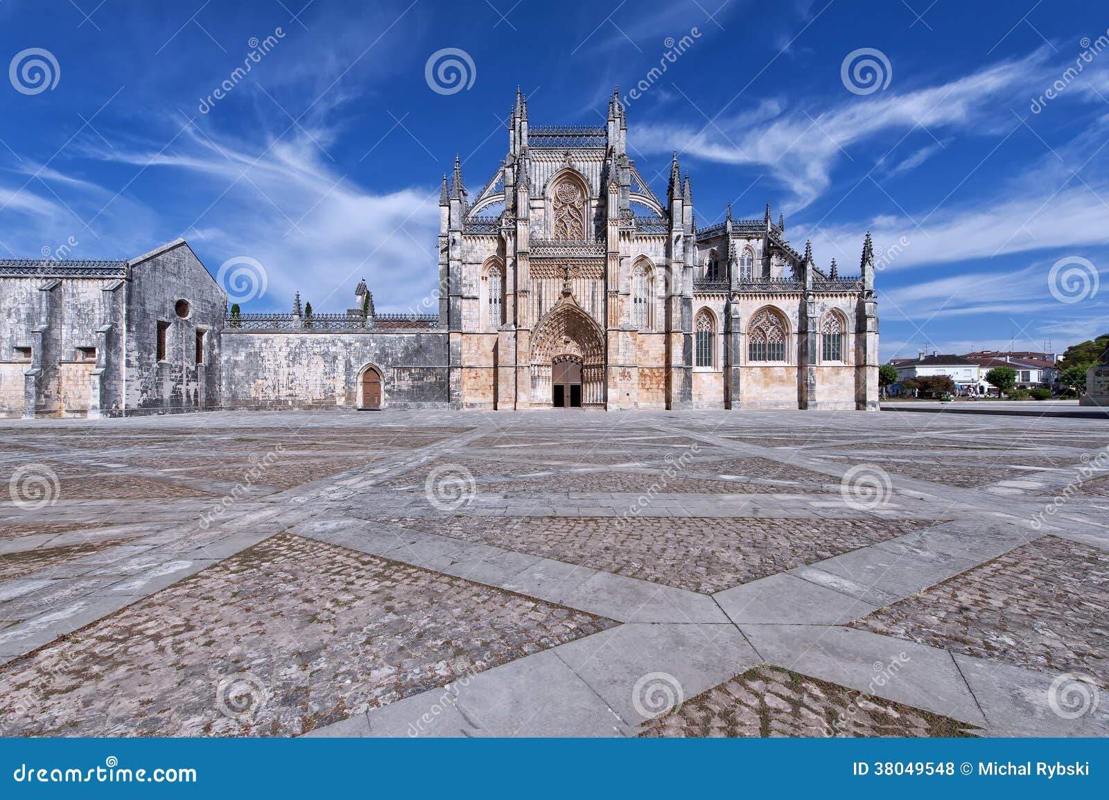 Santa Maria Da Vitoria Monastery Stock Photo - Image of christian ...