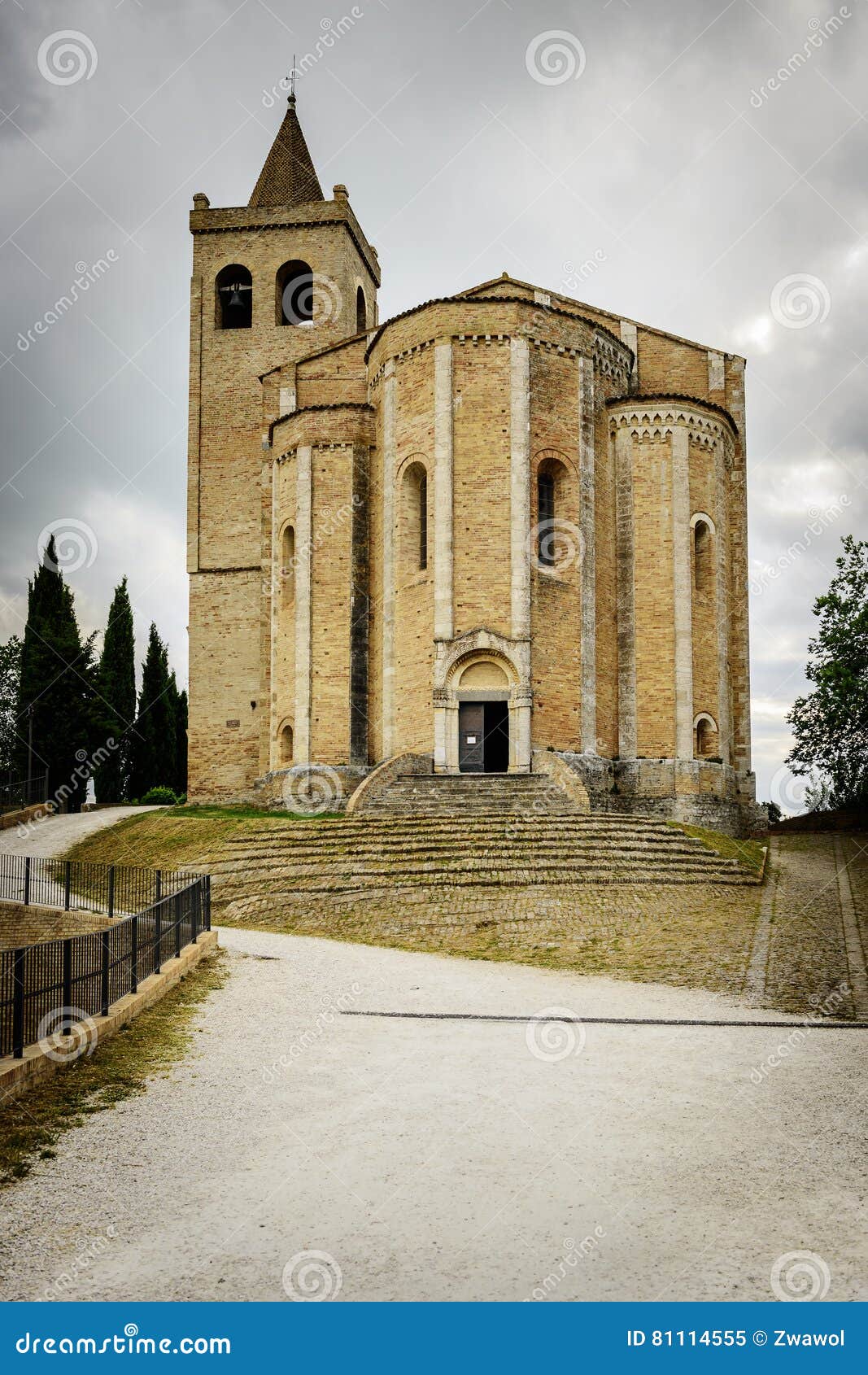 Santa Maria della Rocca image stock. Image du della, extérieur - 81114555