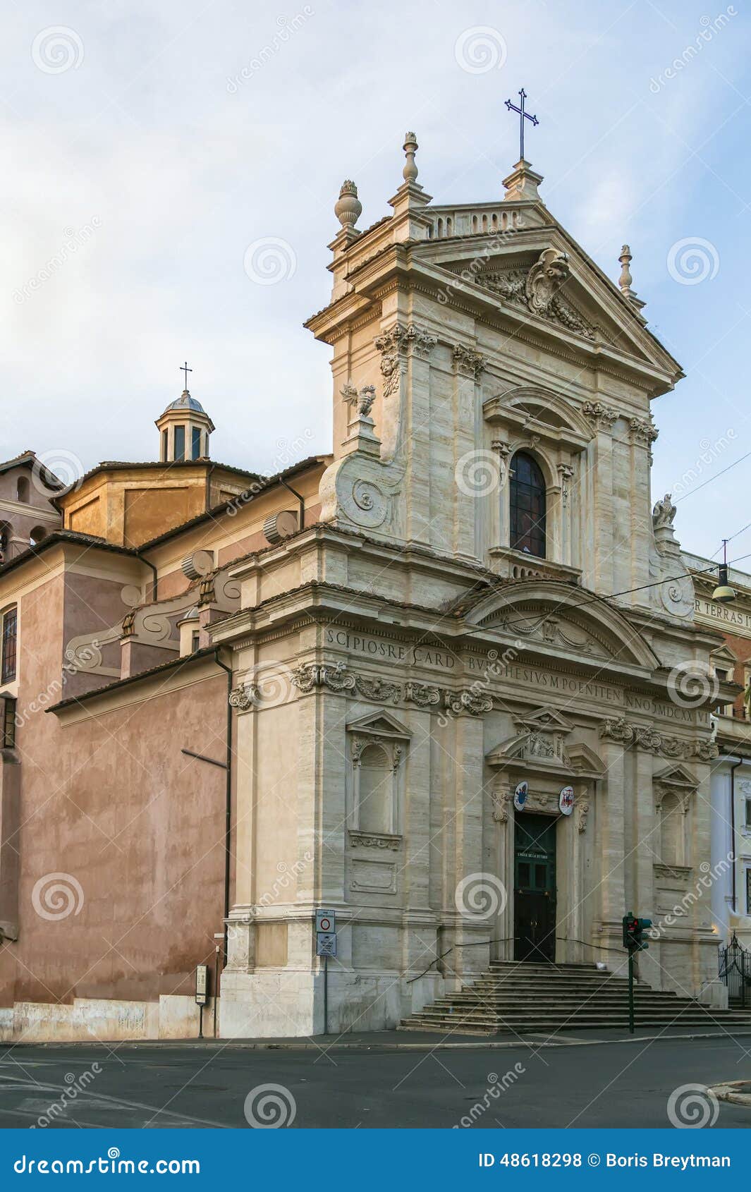 Santa Maria Della Vittoria, Roma Foto de Stock - Imagem de santa, curso ...