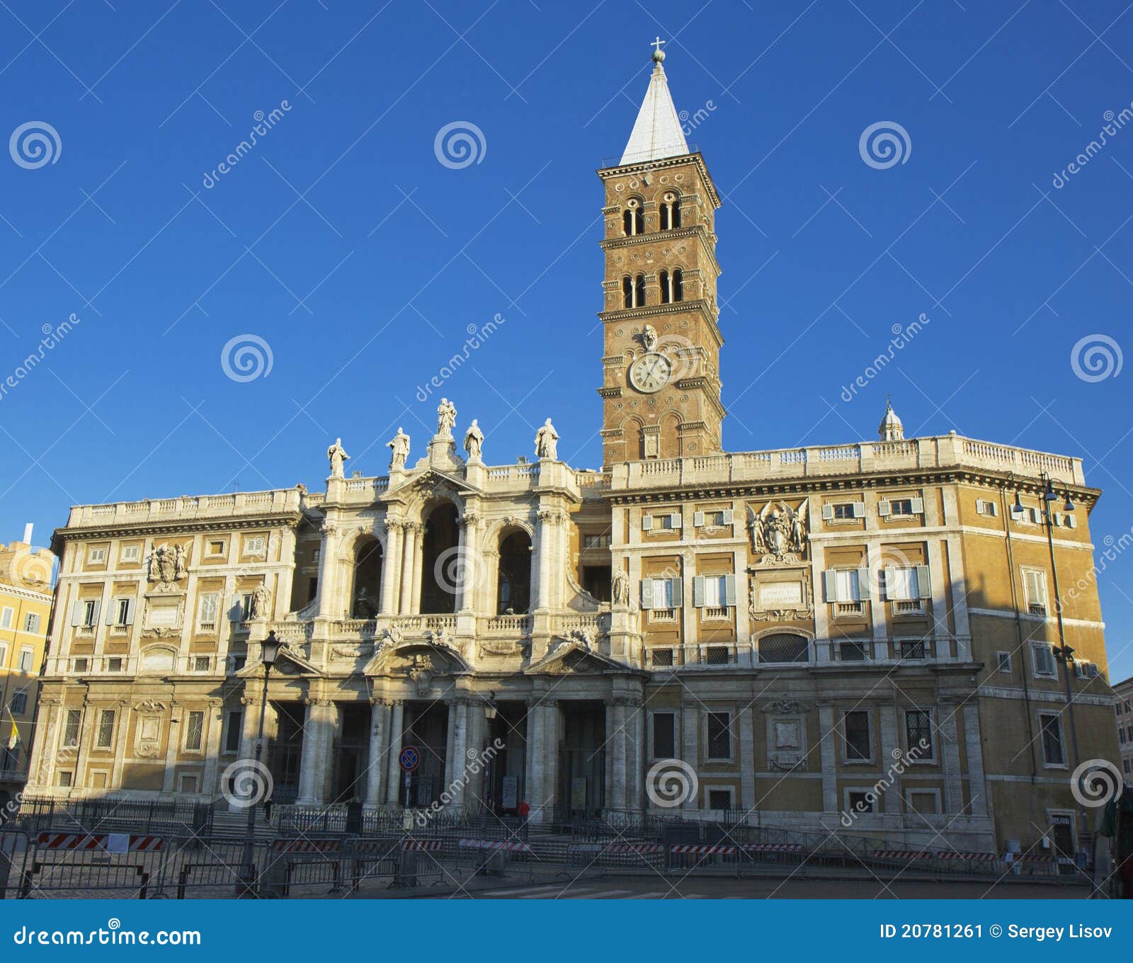 Santa Maria Maggiore Basilica in Roma Stock Image - Image of church ...