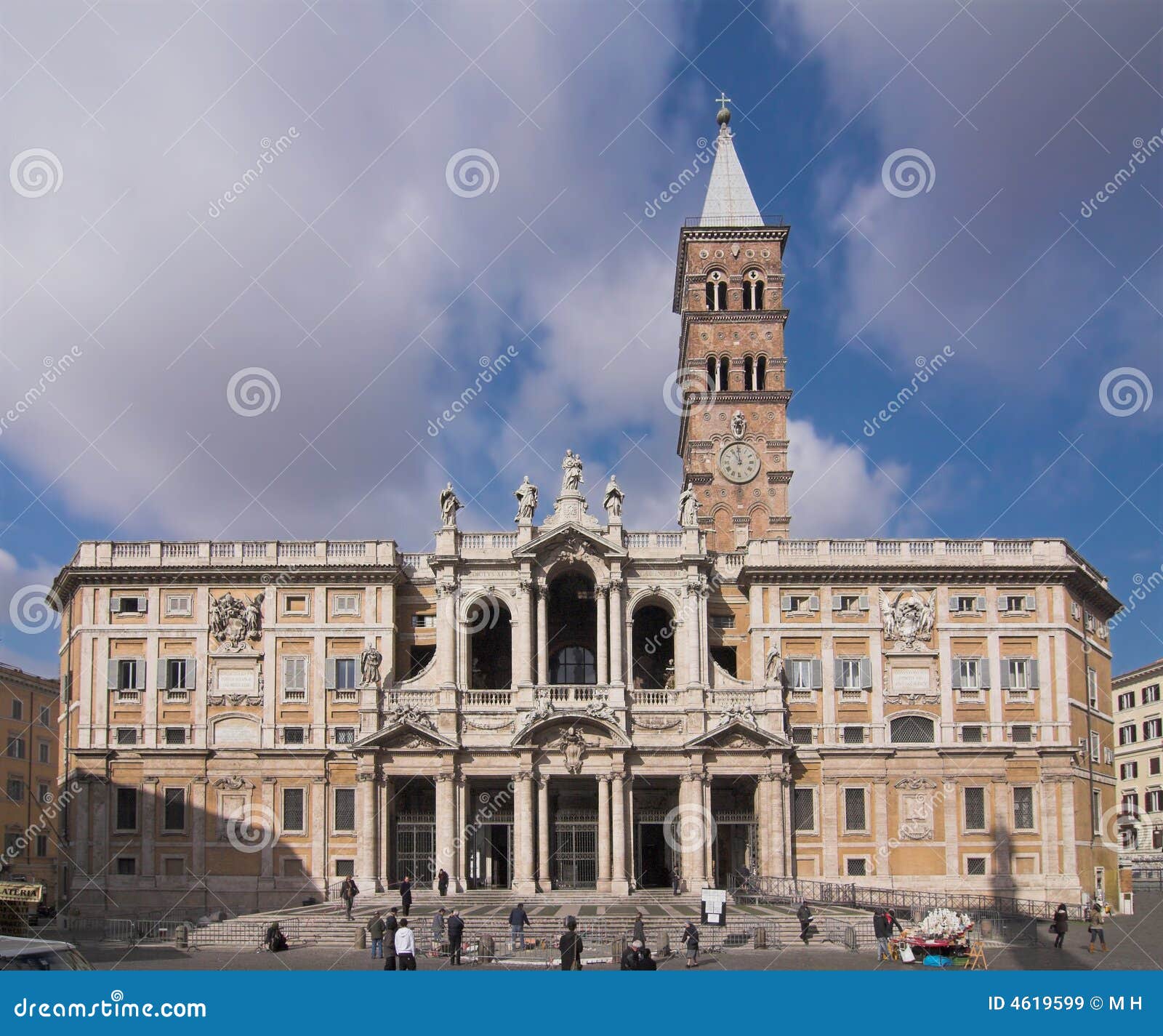 Santa Maria Maggiore - Rome Editorial Stock Image - Image of cathedral ...
