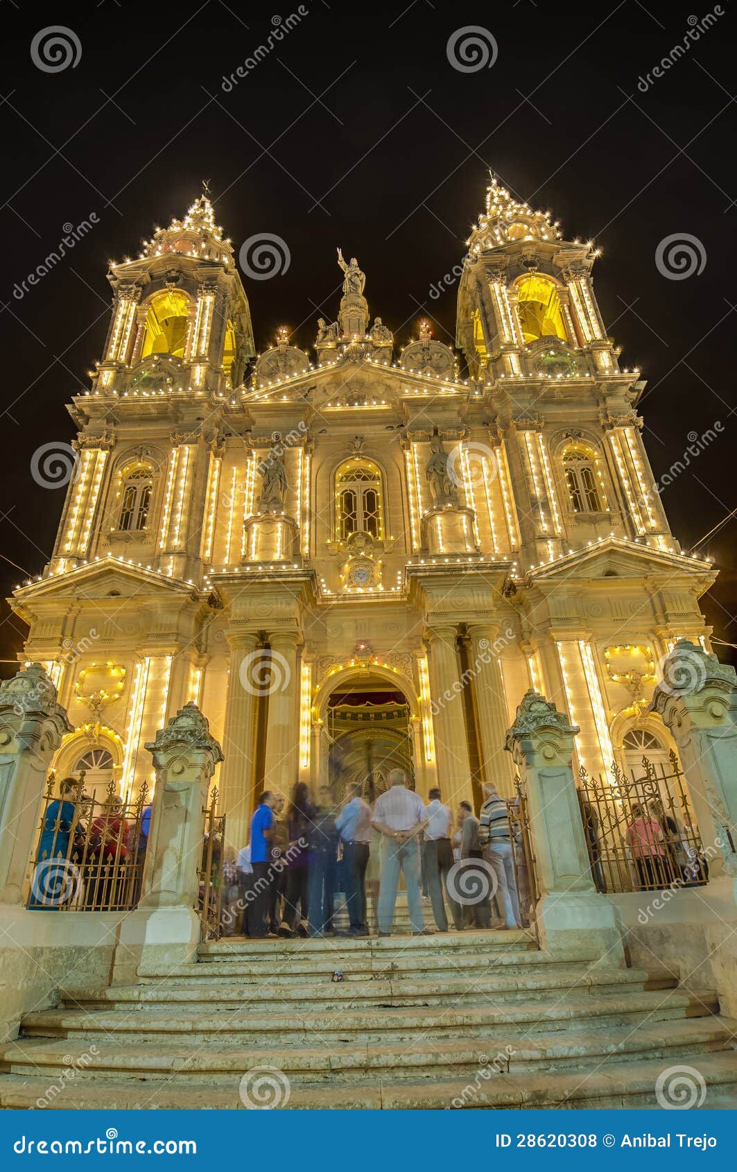Santa Marija Assunta Procession in Gudja, Malta. Editorial Stock Photo ...