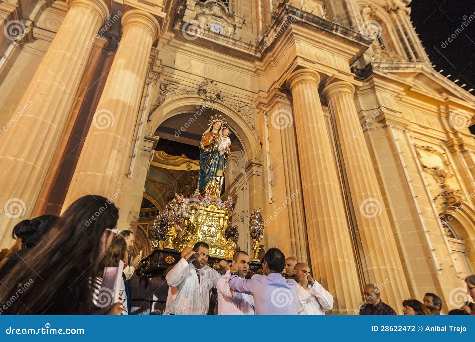 Our Lady of Consolation Procession in Gudja, Malta. Editorial ...