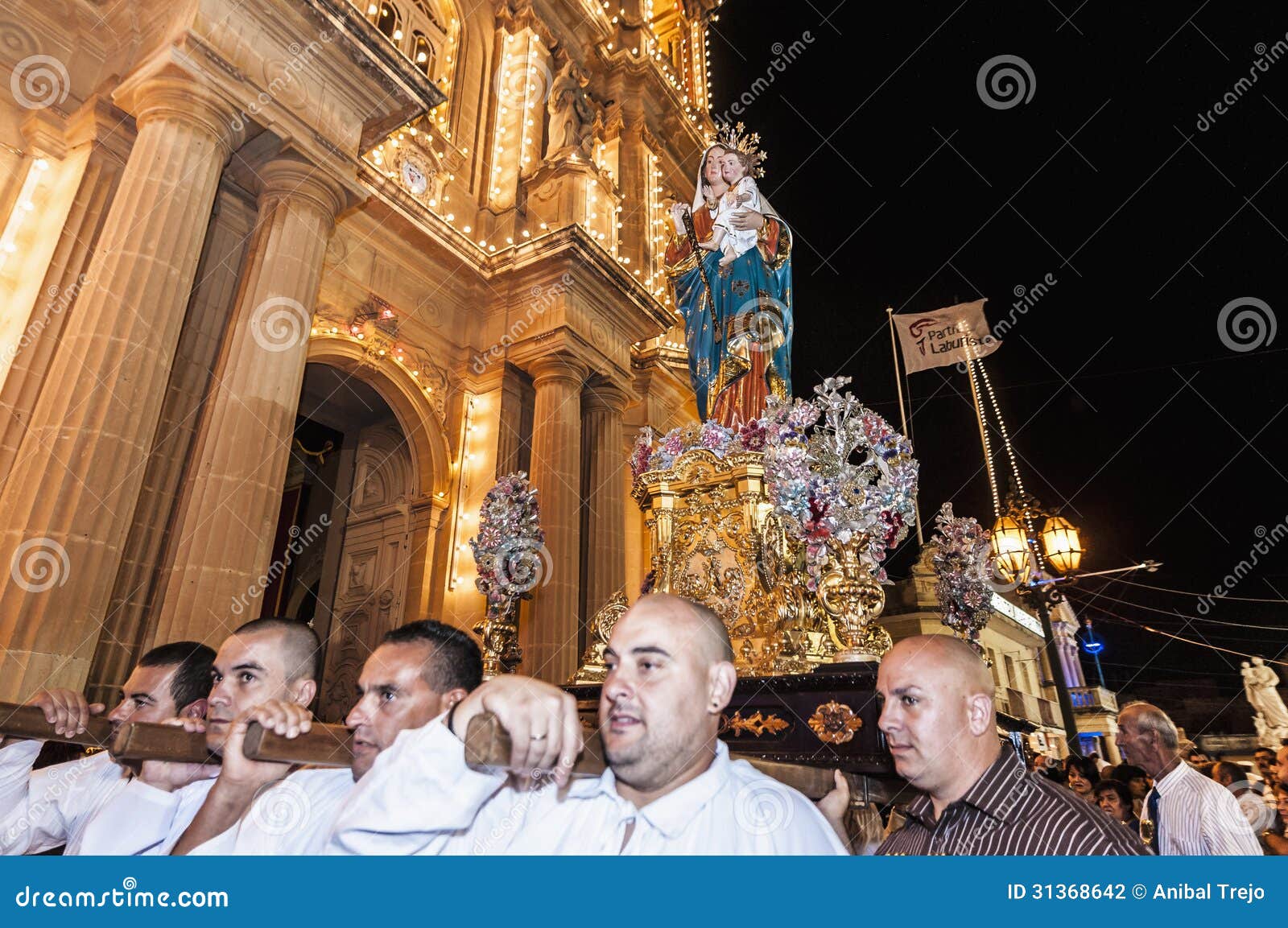 Our Lady of Consolation Procession in Gudja, Malta. Editorial ...