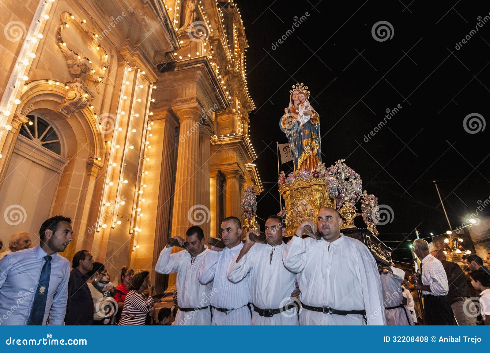 Our Lady of Consolation Procession in Gudja, Malta. Editorial Stock ...