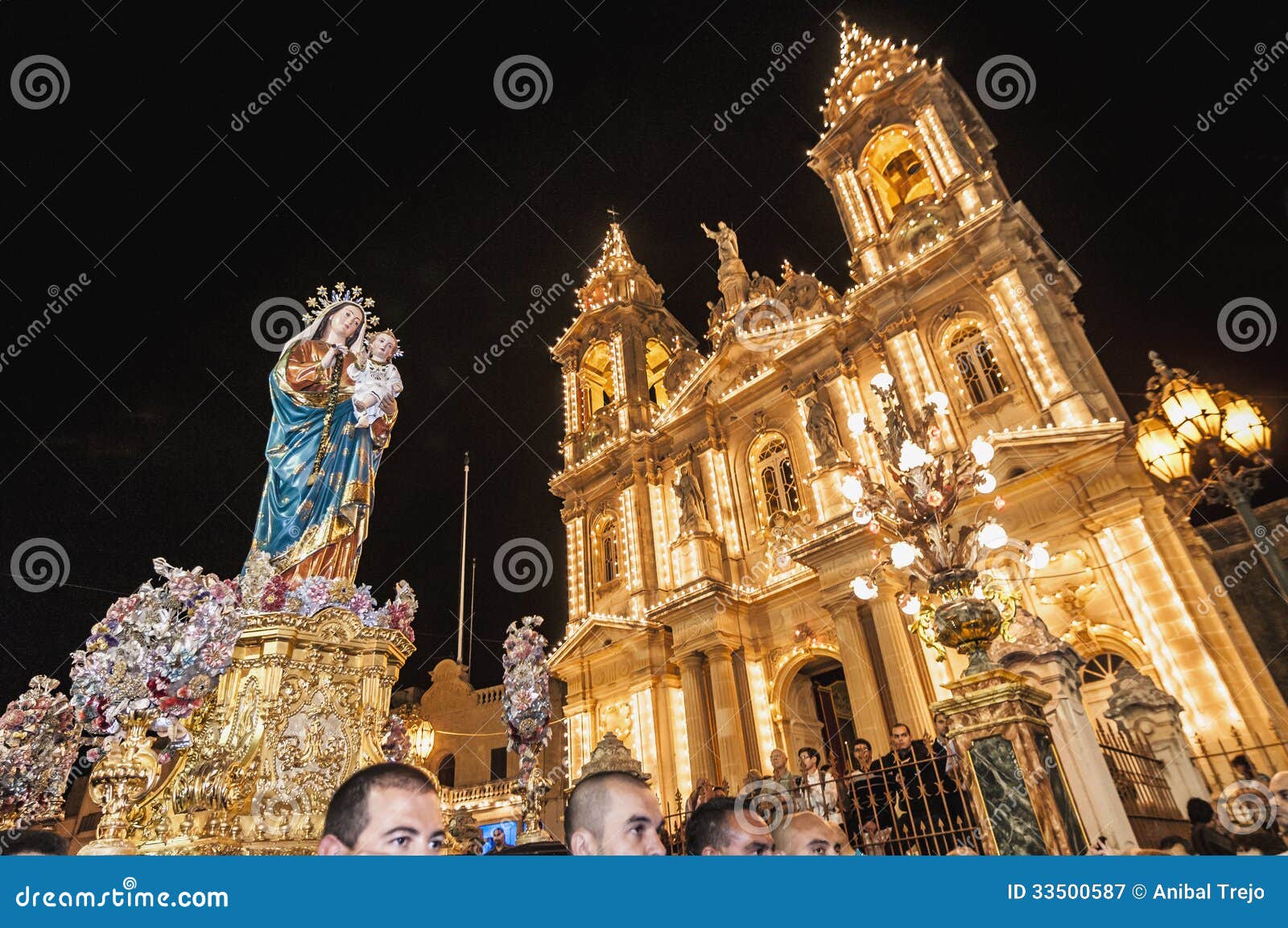 Our Lady of Consolation Procession in Gudja, Malta. Editorial ...