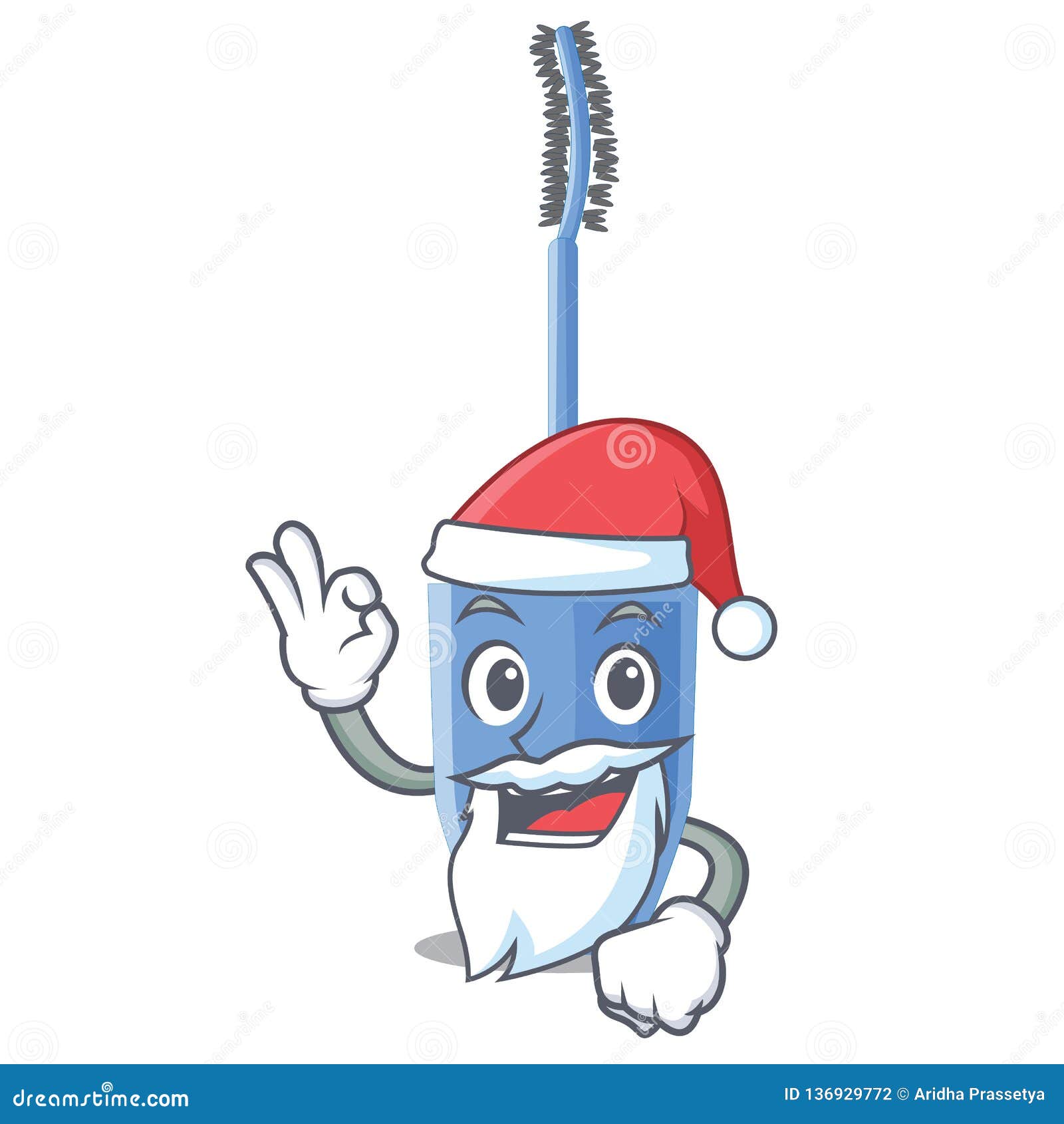 Santa Mascara Brush on Character Dressing Table Stock Vector ...