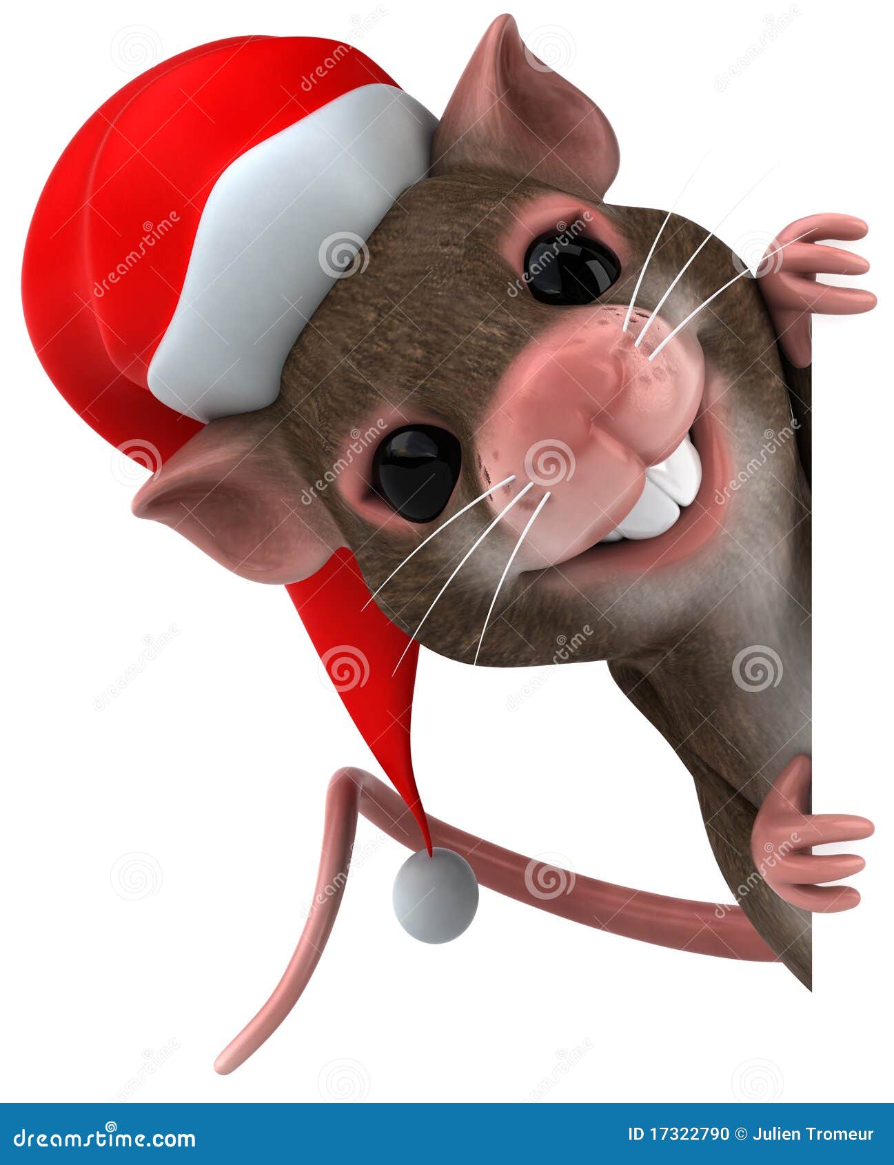 Santa mouse stock illustration. Illustration of santa - 17322790