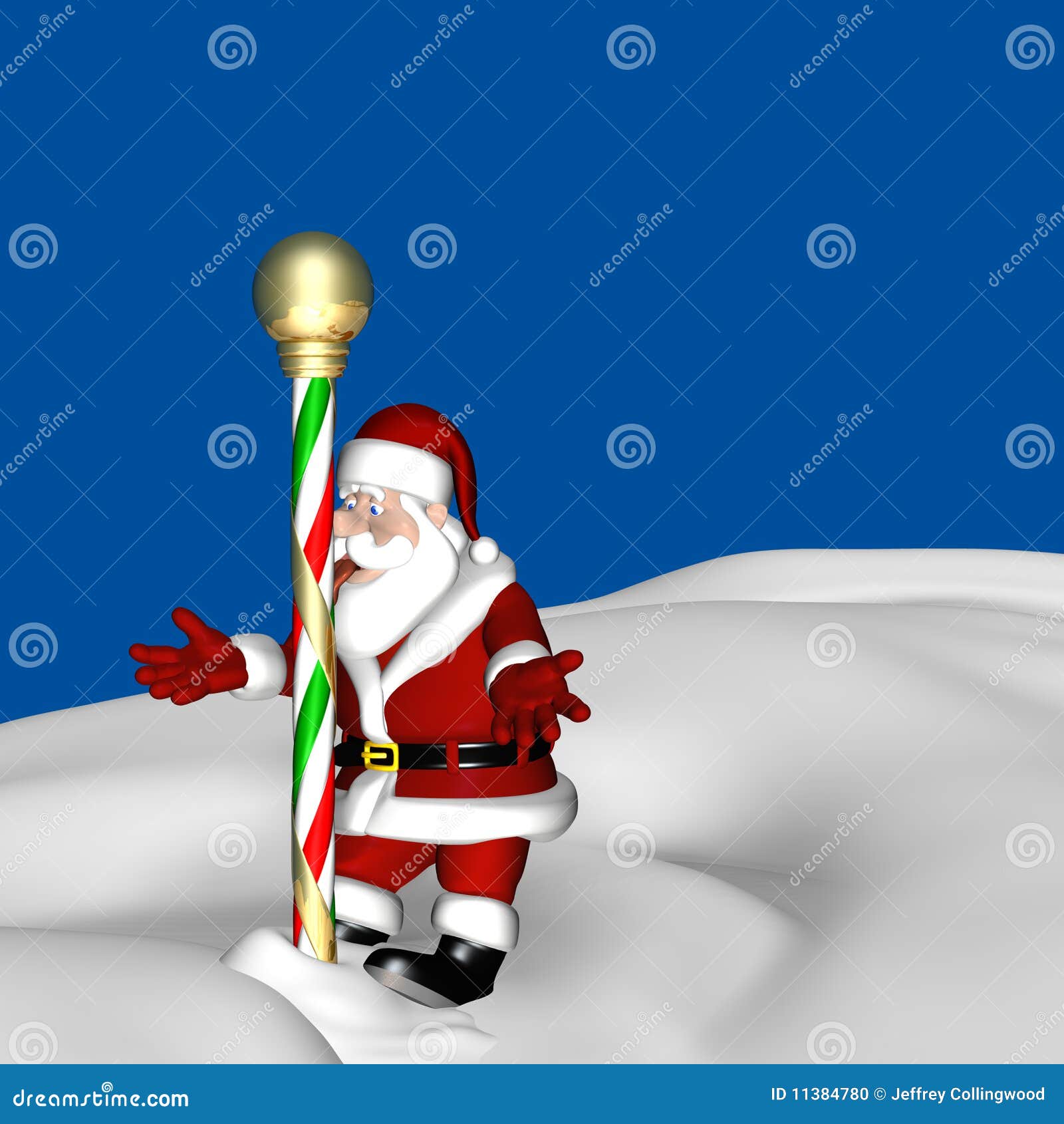 Santa North Pole 2 Stock Photo - Image: 11384780