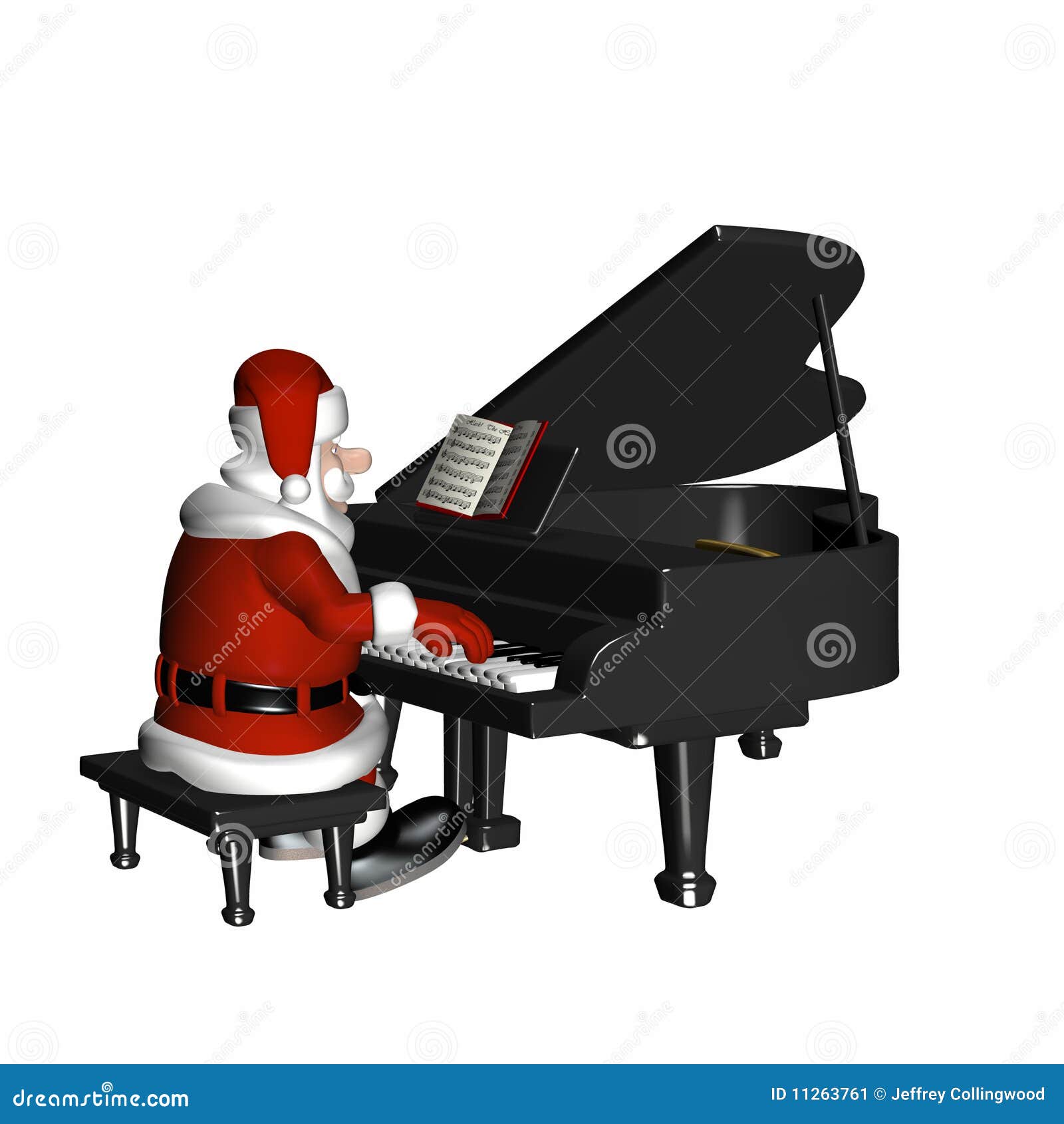 Santa Piano Stock Illustrations – 70 Santa Piano Stock Illustrations ...