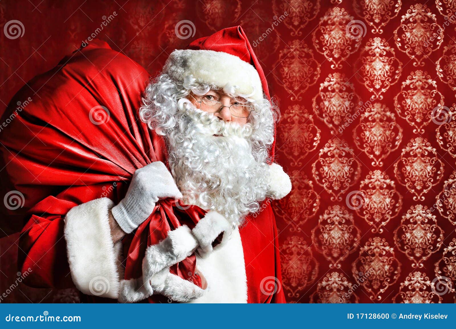 Santa with presents stock photo. Image of lifestyle, background - 17128600