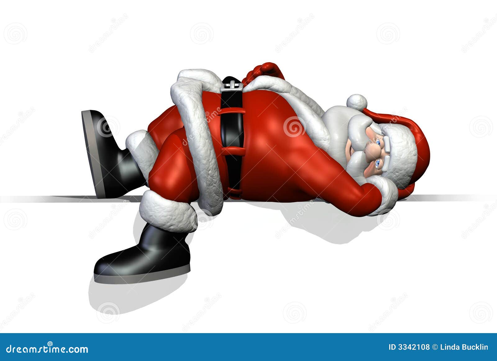 Santa Resting Edge Stock Illustrations – 2 Santa Resting Edge Stock ...