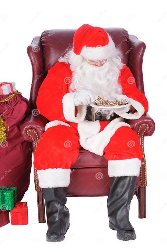 Santa resting stock photo. Image of nicholas, holiday - 43948128