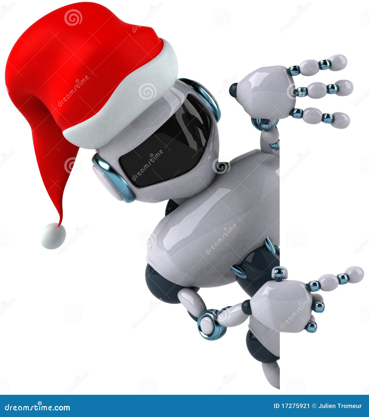 Santa robot stock illustration. Illustration of system - 17275921