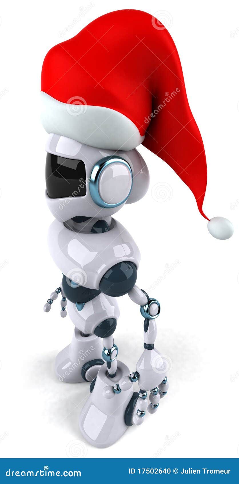 Santa robot stock illustration. Illustration of santa - 17502640