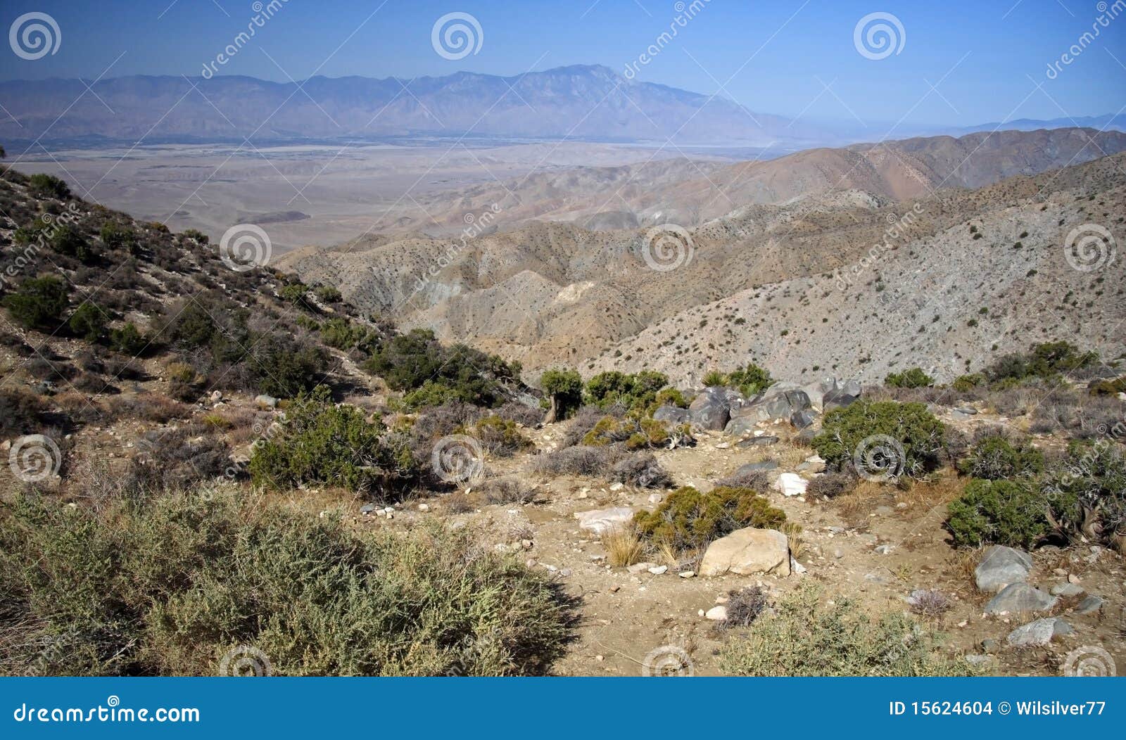 Santa Rosa Mountains stock photo. Image of park, joshua - 15624604