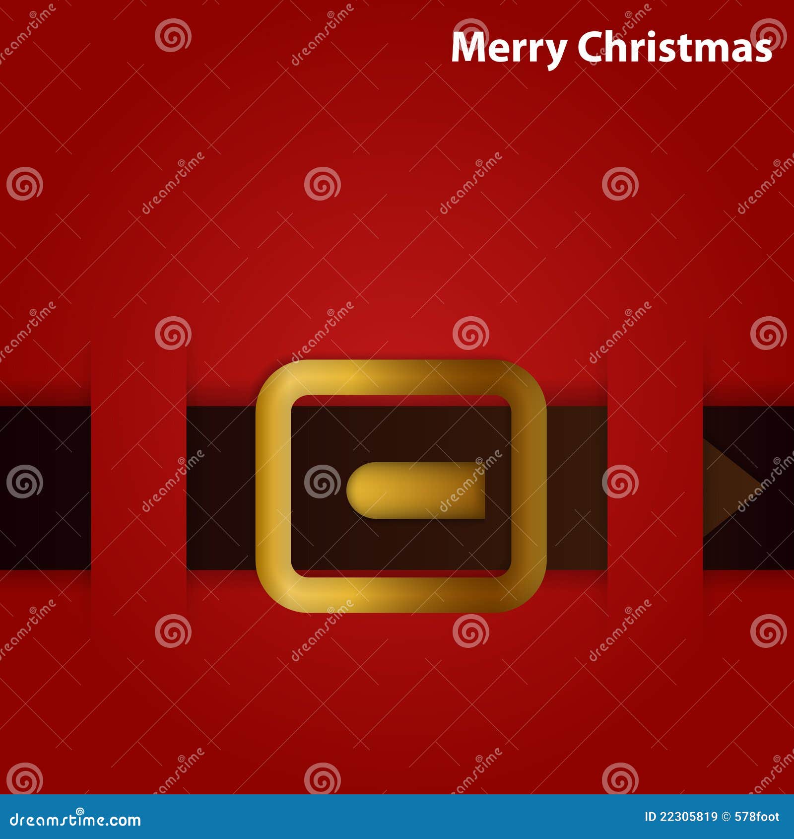Santa s belt stock vector. Illustration of belly, cheerful - 22305819