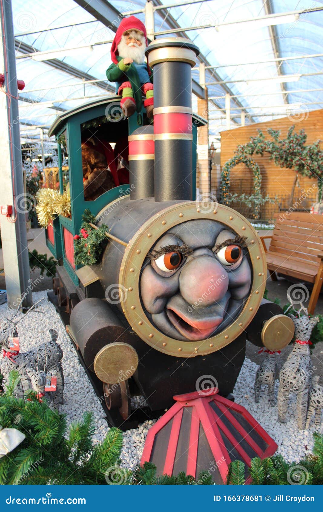 Toy Elves On Train Caboose Stock Photo | CartoonDealer.com #17091864