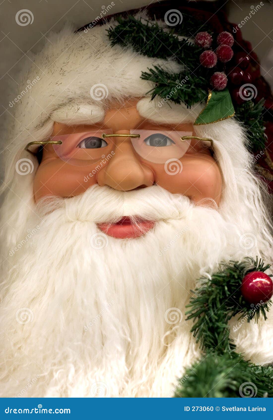 Santa s face stock photo. Image of december, hair, kind - 273060