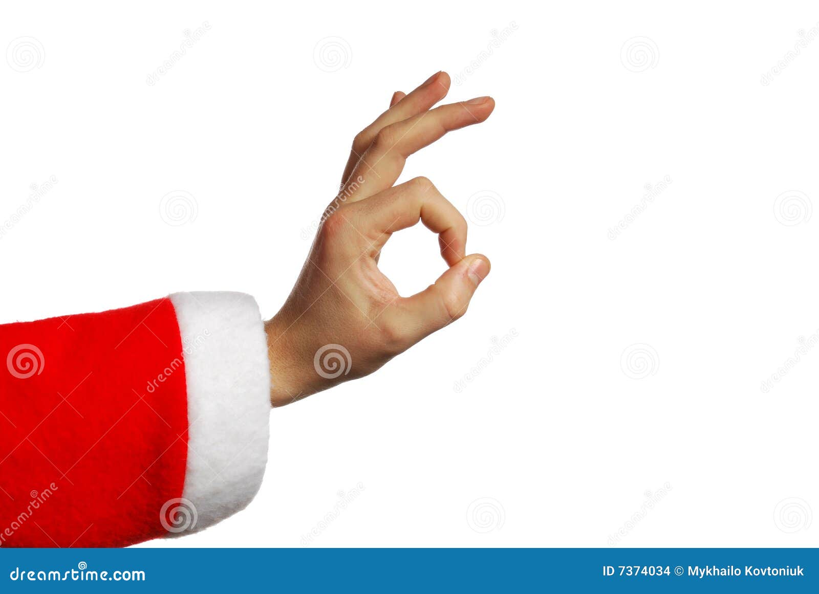 Santa s Hand stock photo. Image of holiday, celebration - 7374034