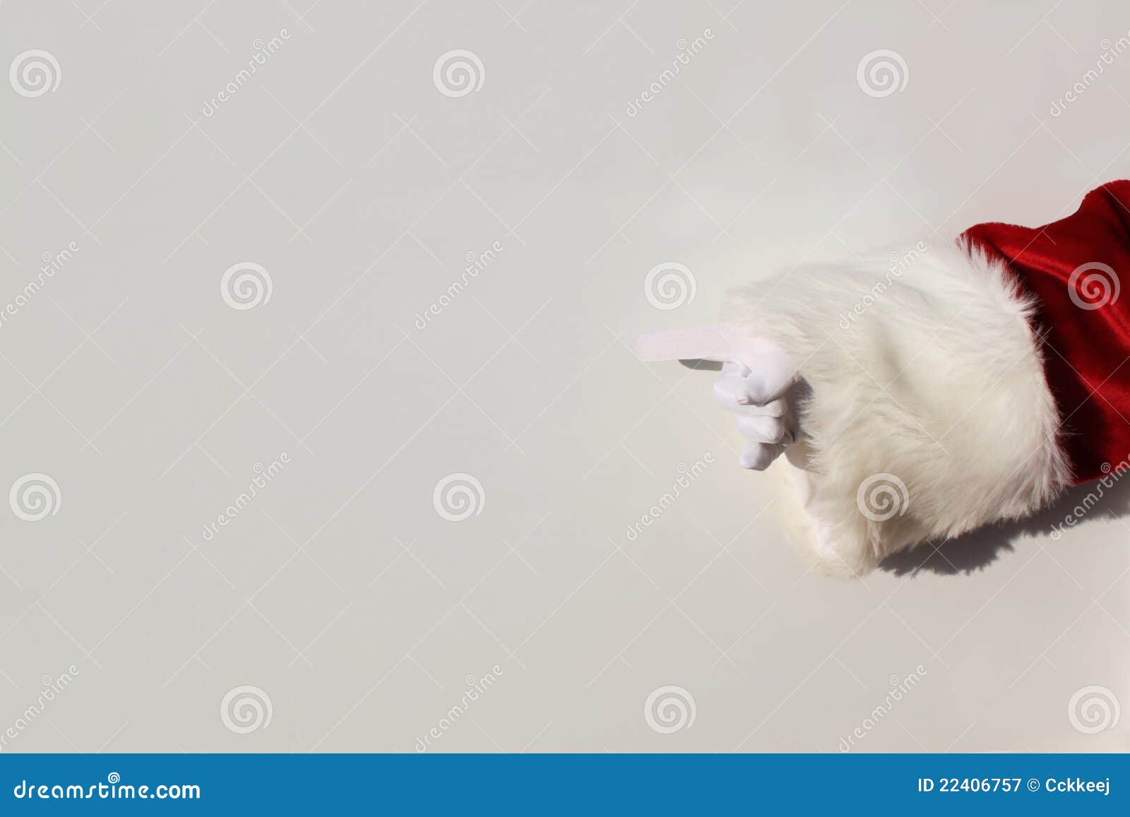 Santa s Hand Blank Sign stock image. Image of hoilday - 22406757