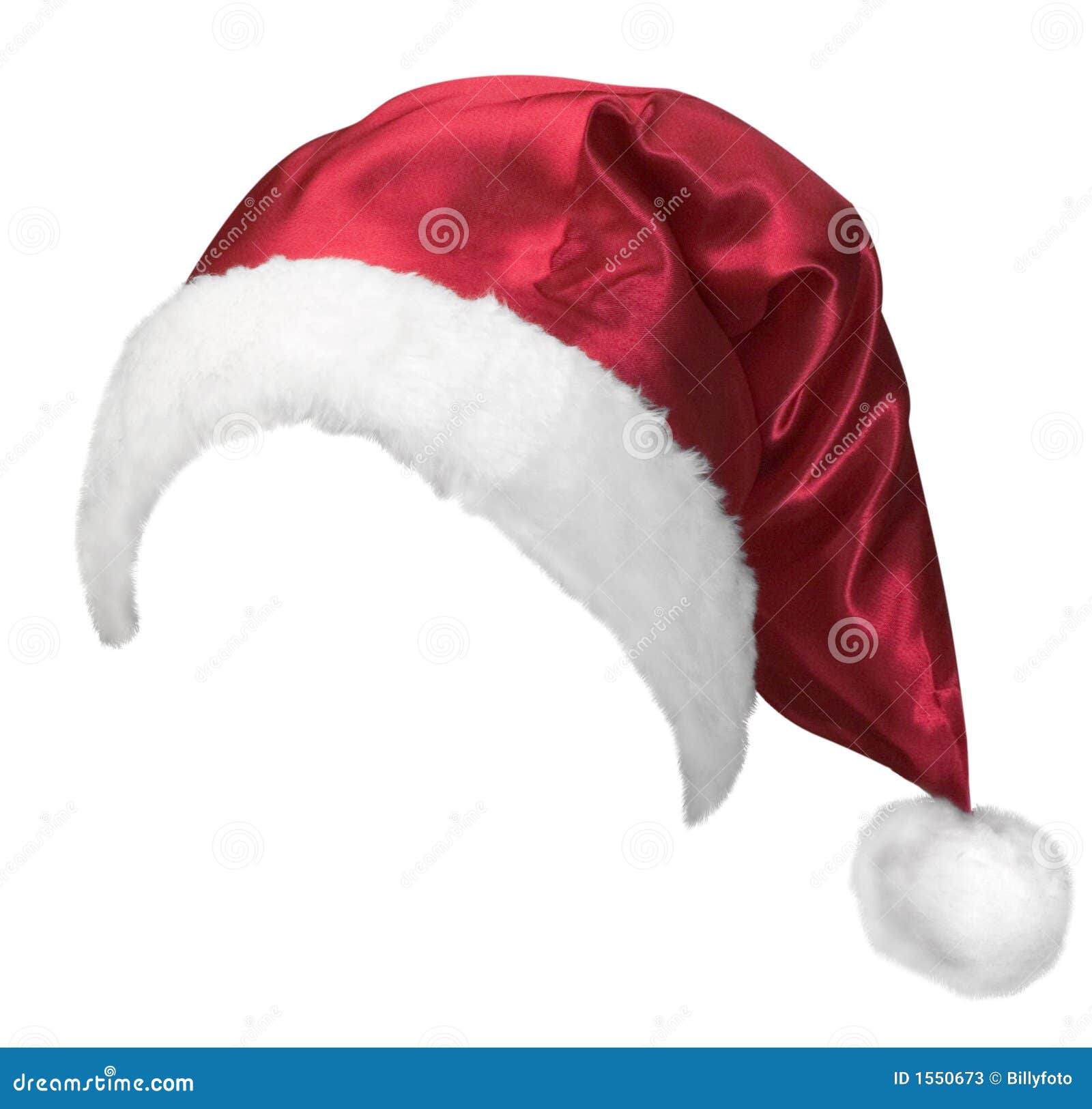 Santa s hat isolated stock image. Image of greetings, santa - 1550673