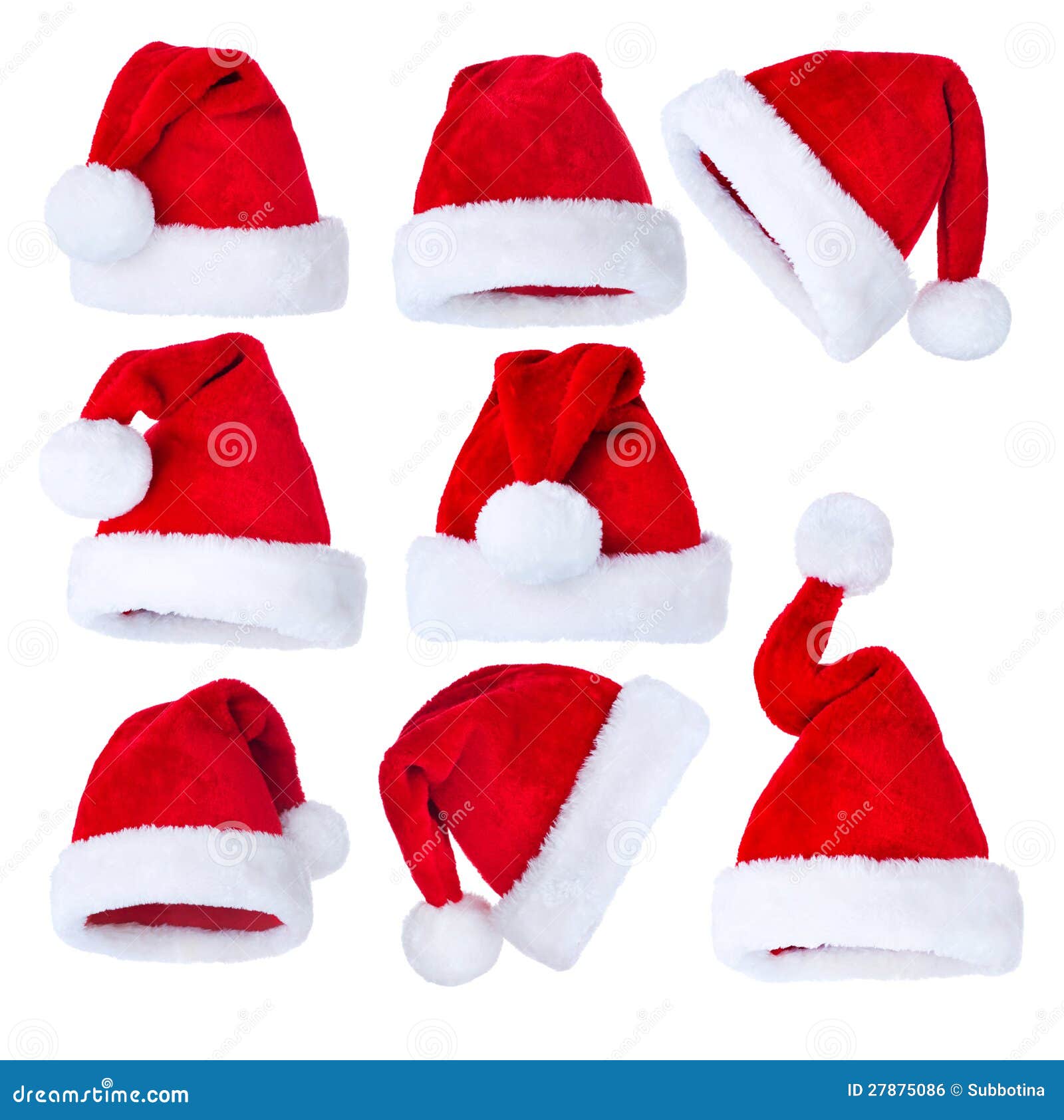 Santas Hat set stock photo. Image of concept, clothing - 27875086