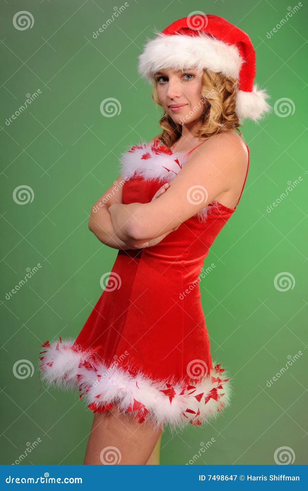 Santa s helper stock image. Image of season, girl, female - 7498647