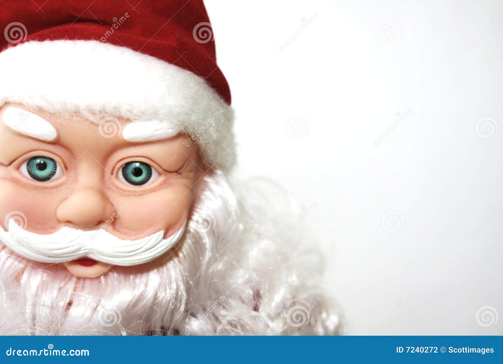 Santa s smiling face stock photo. Image of holidays, christmas - 7240272