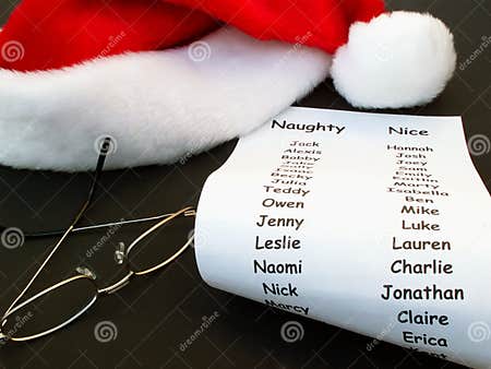 Santa s Stuff stock image. Image of names, write, festive - 328161