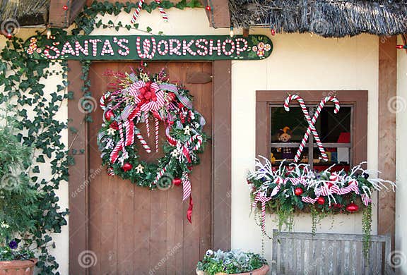 Santa s Workshop stock image. Image of bench, workshop - 7982145