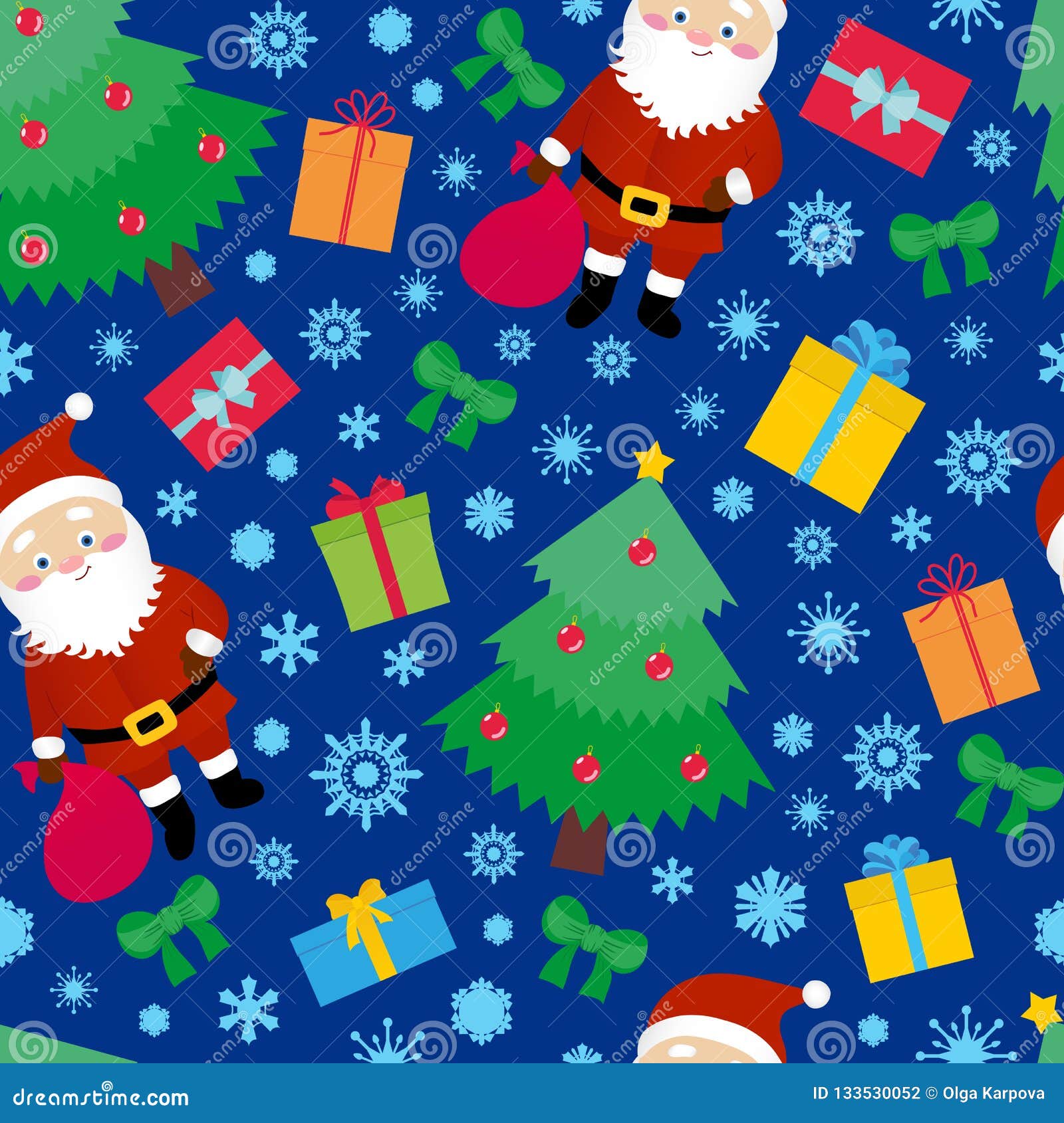 Christmas Background Kids Repeat Stock Illustrations – 4,951 Christmas ...