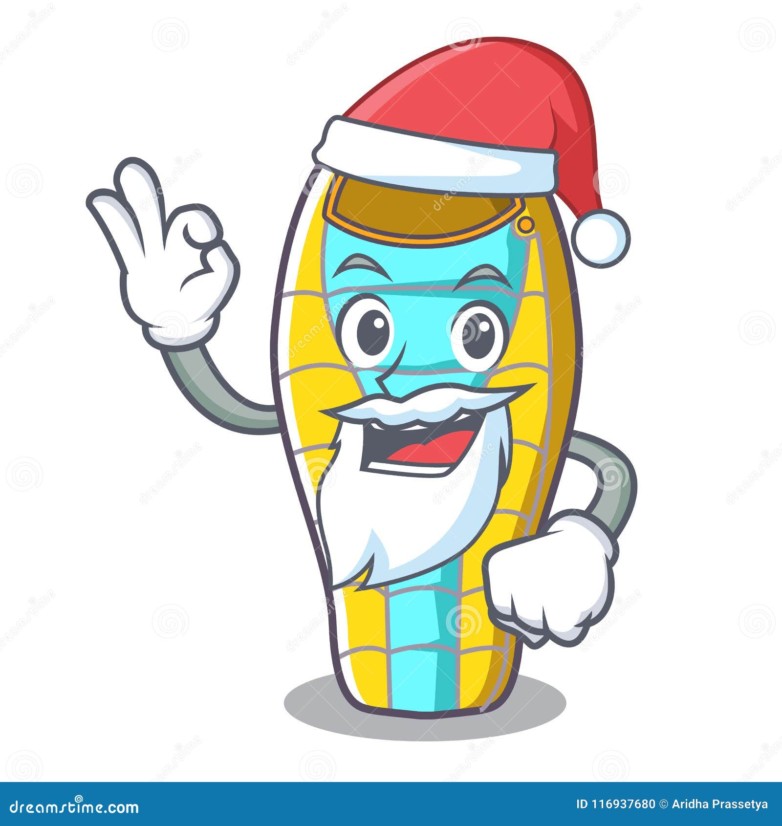 Santa Sleeping In A Chair Royalty-Free Cartoon | CartoonDealer.com ...