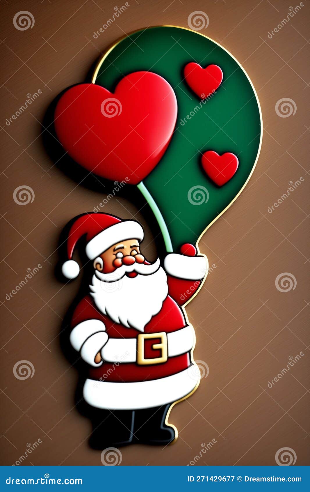 Santa Christmas sticker stock illustration. Illustration of vector ...