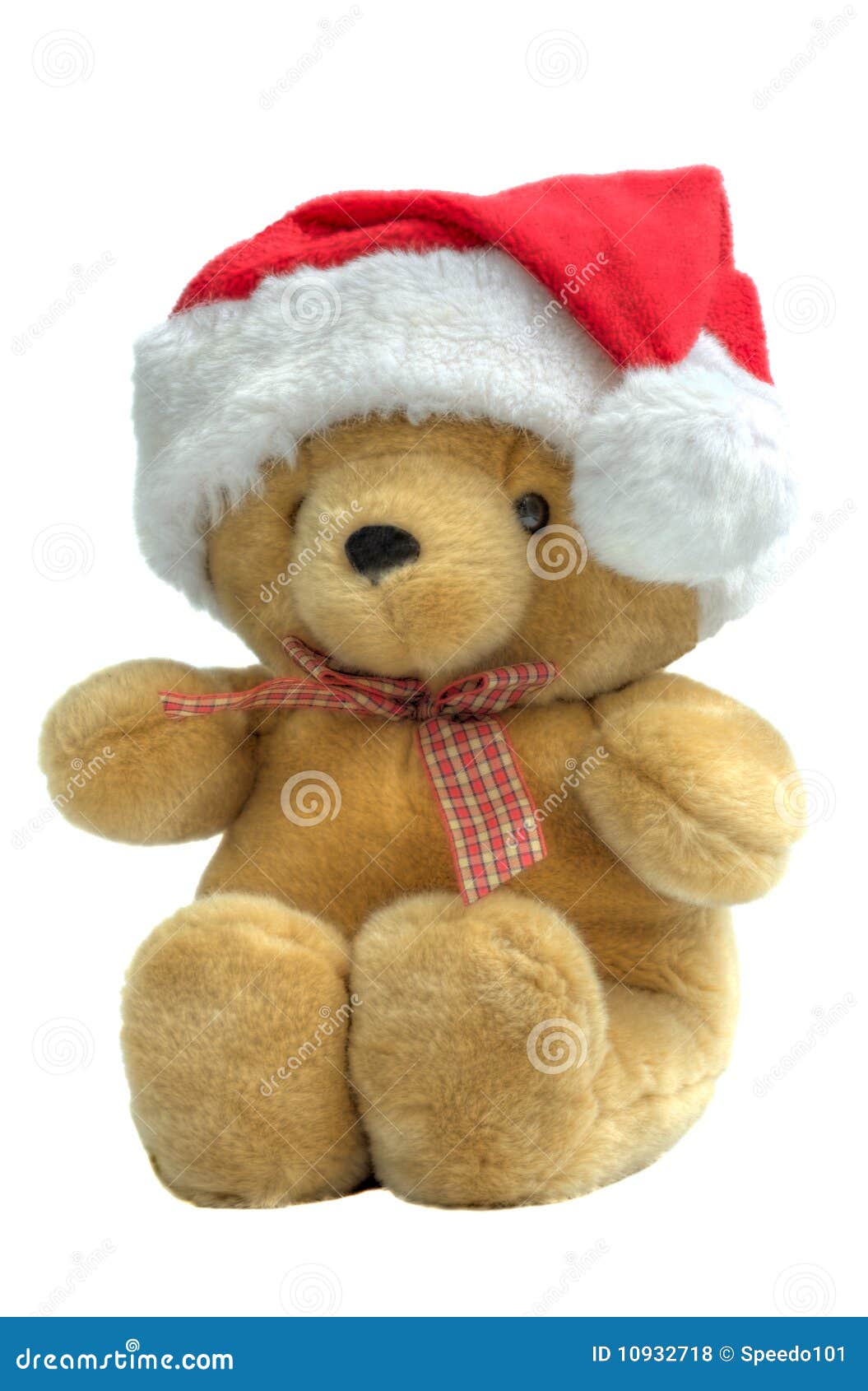 Santa teddy stock photo. Image of december, fabric, happy - 10932718