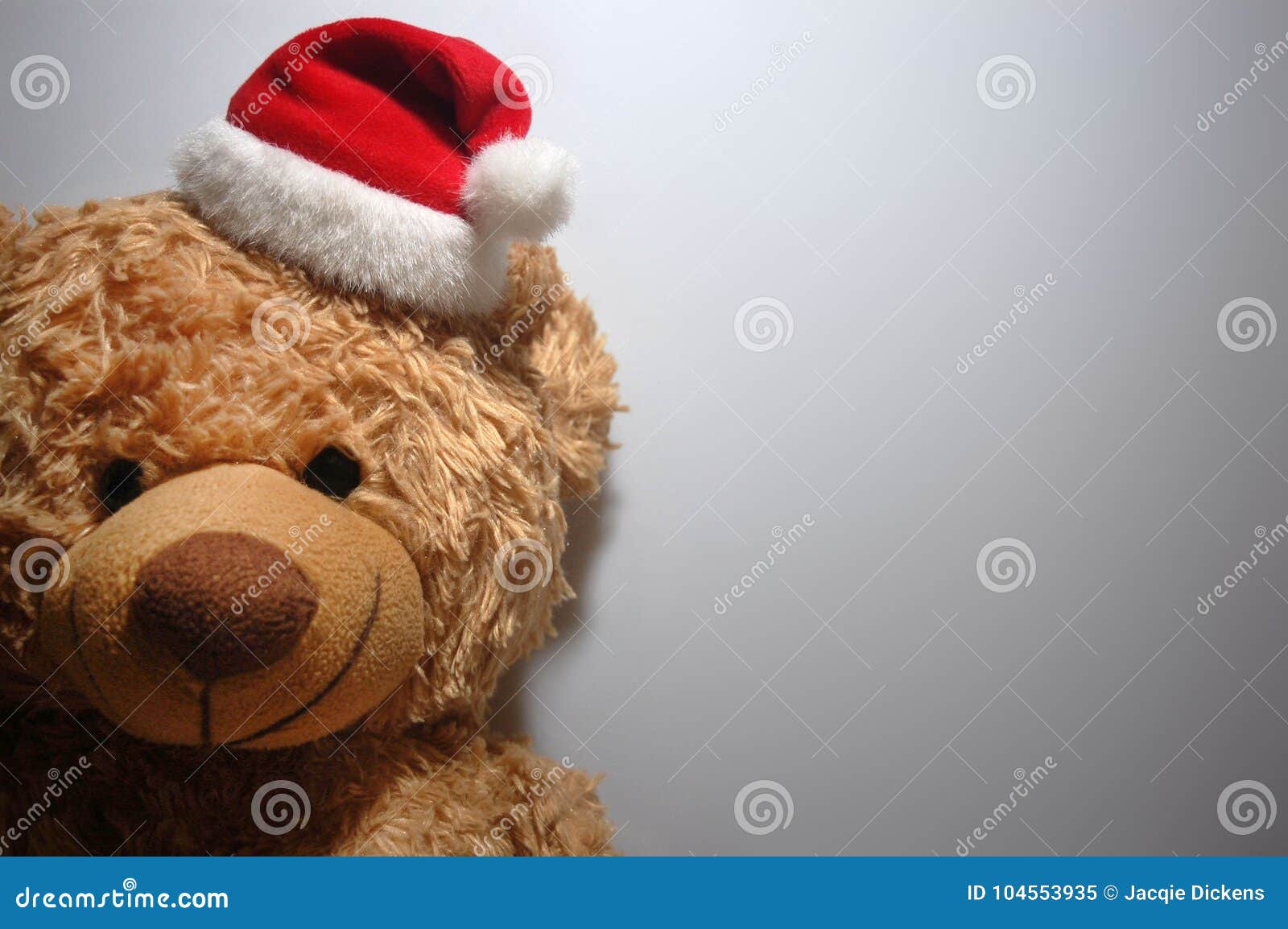 Santa Teddy Bear stock image. Image of merry, festive - 104553935
