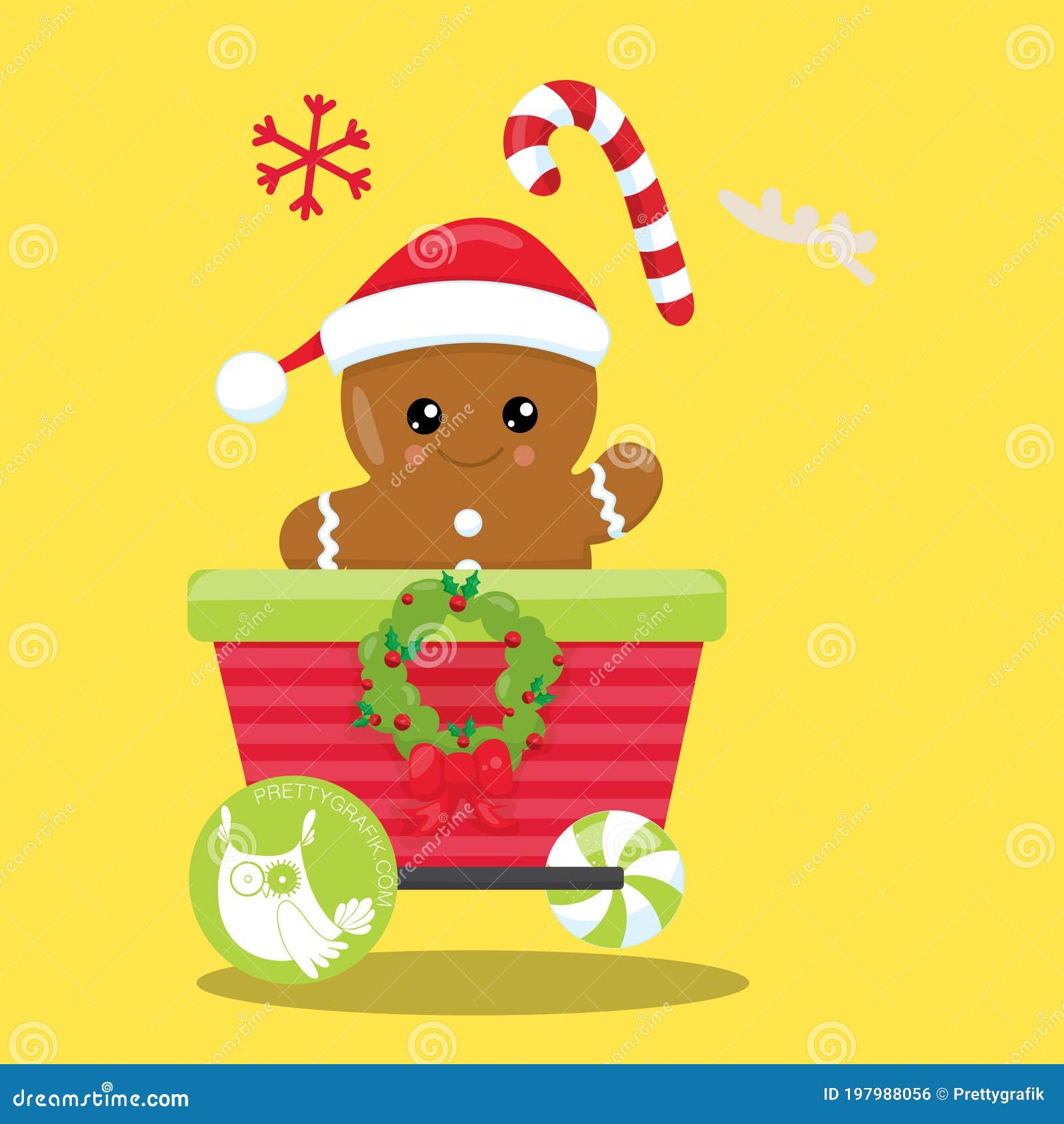 SANTA TRAIN GINGERBREAD 02 stock vector. Illustration of santa - 197988056