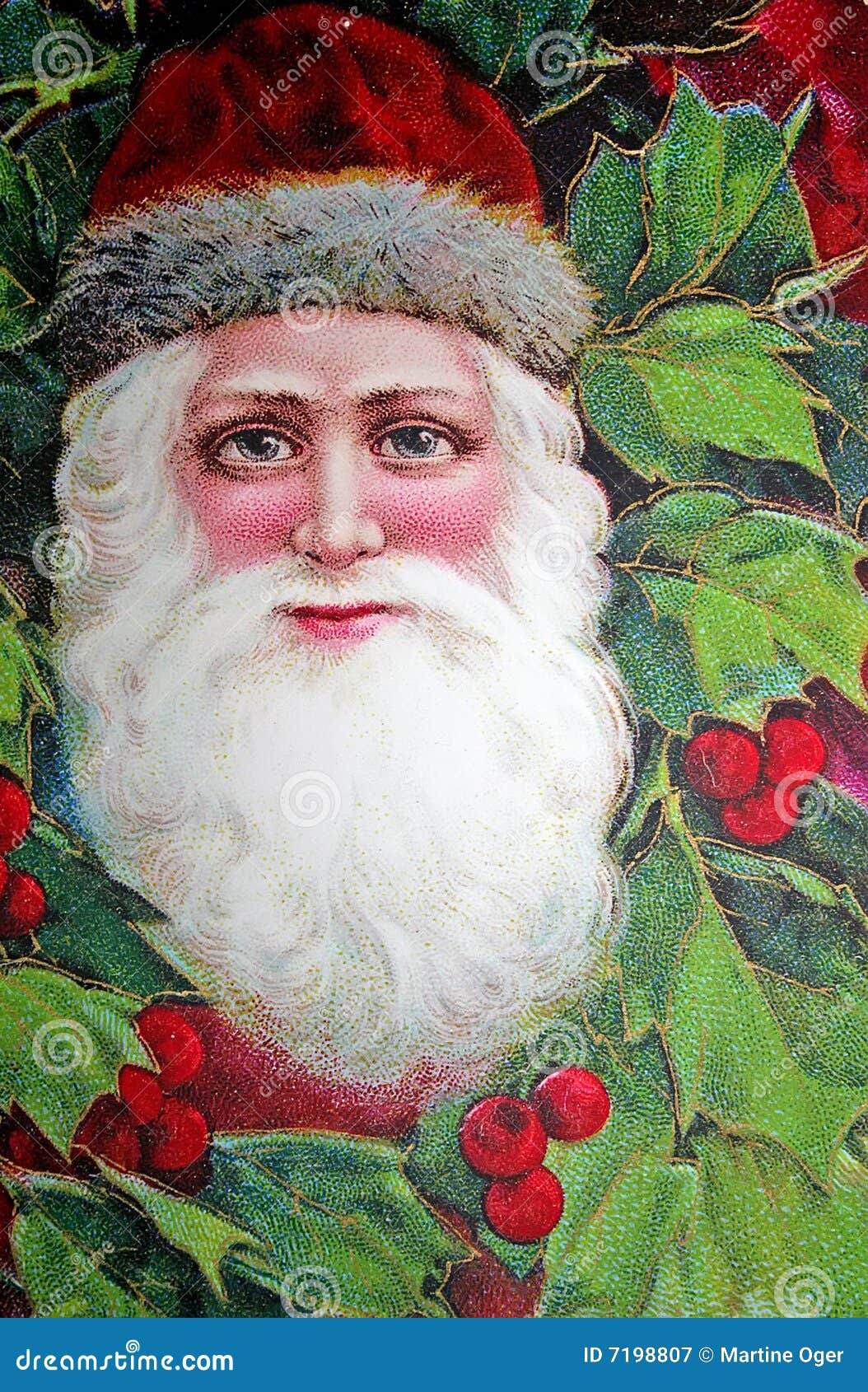 Santa victorian time. stock image. Image of holiday, sentimental - 7198807