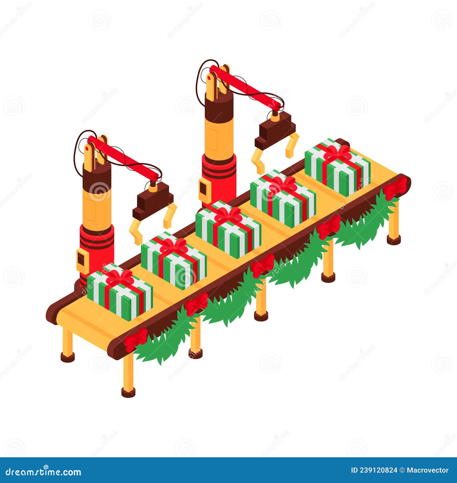 Workshop Assembly Of Modular Buildings. Royalty-Free Cartoon ...