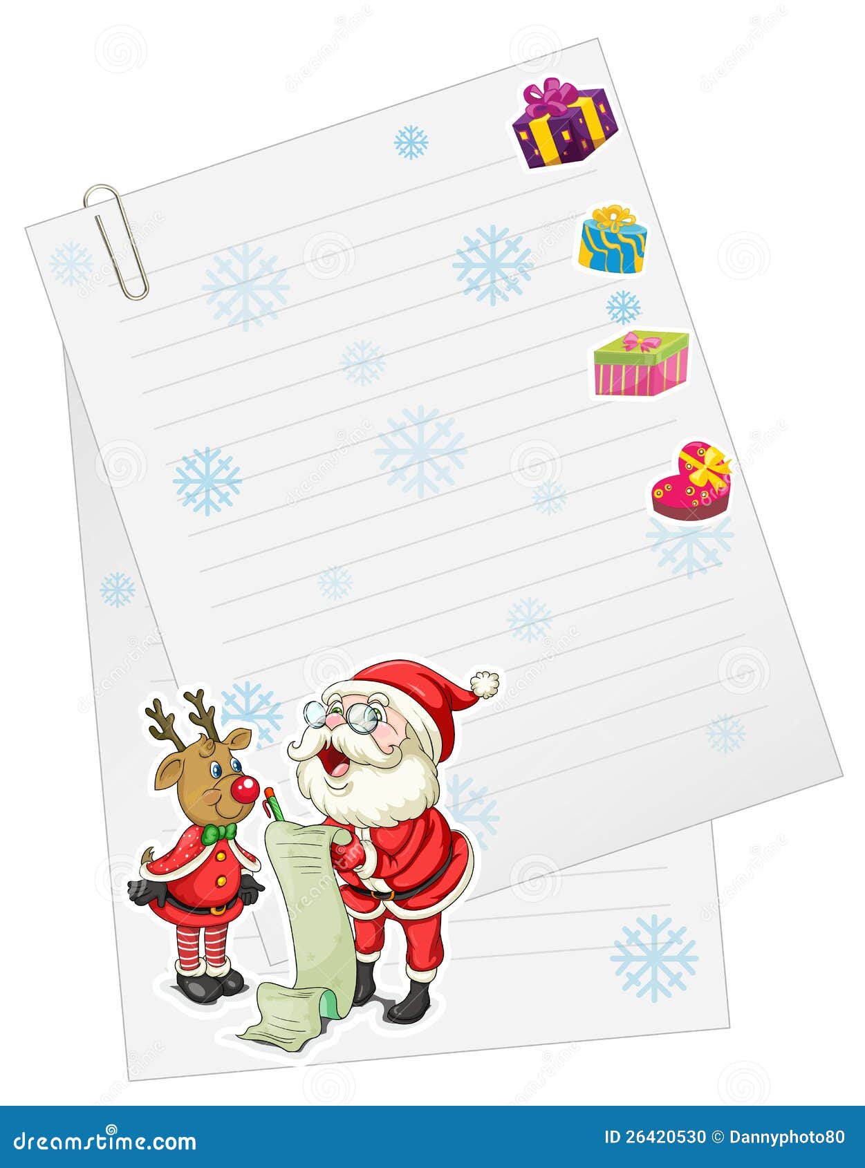 Reindeer Note Stock Illustrations – 730 Reindeer Note Stock ...