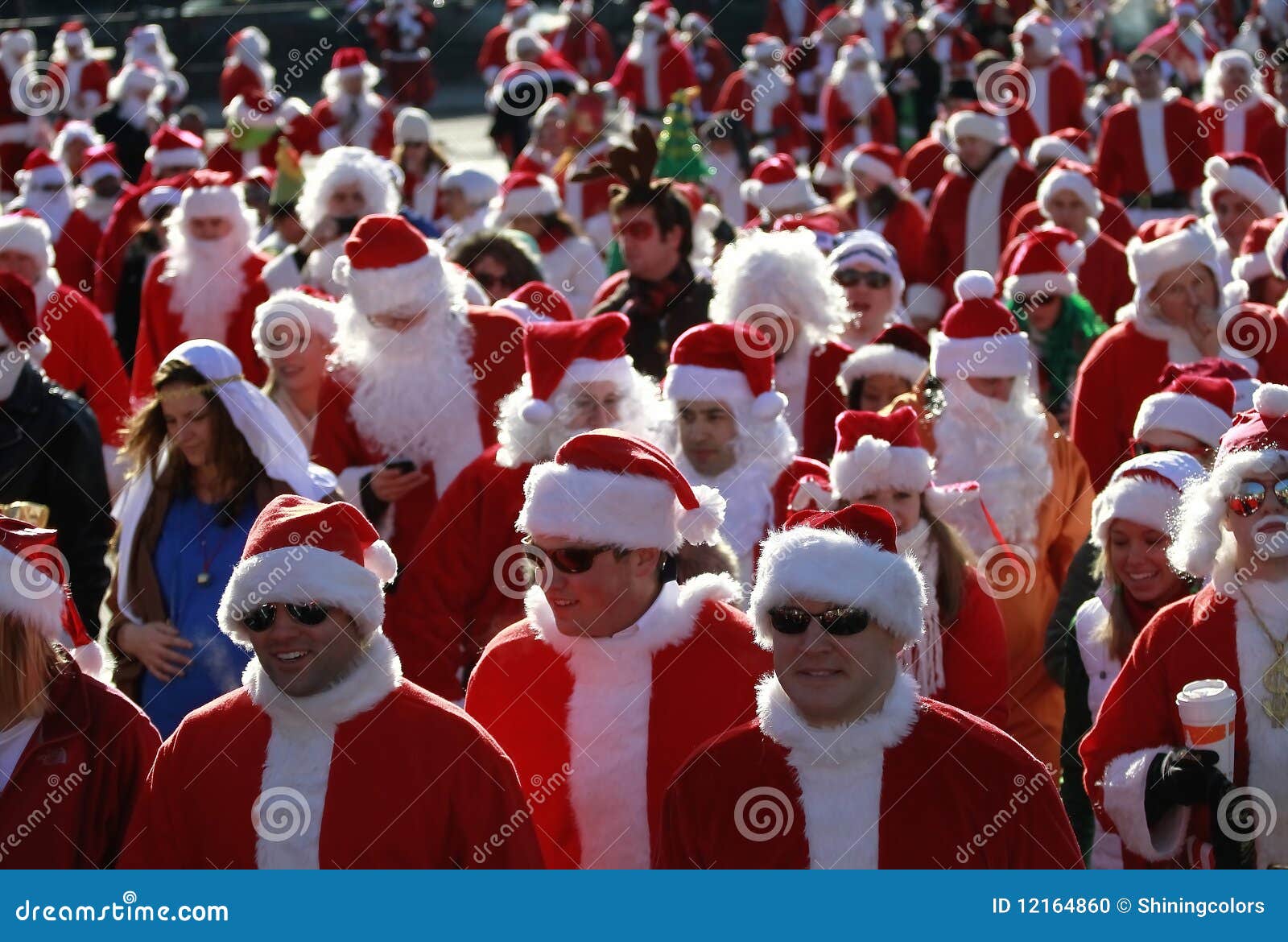 SantaCon in New York editorial image. Image of costume - 12164860