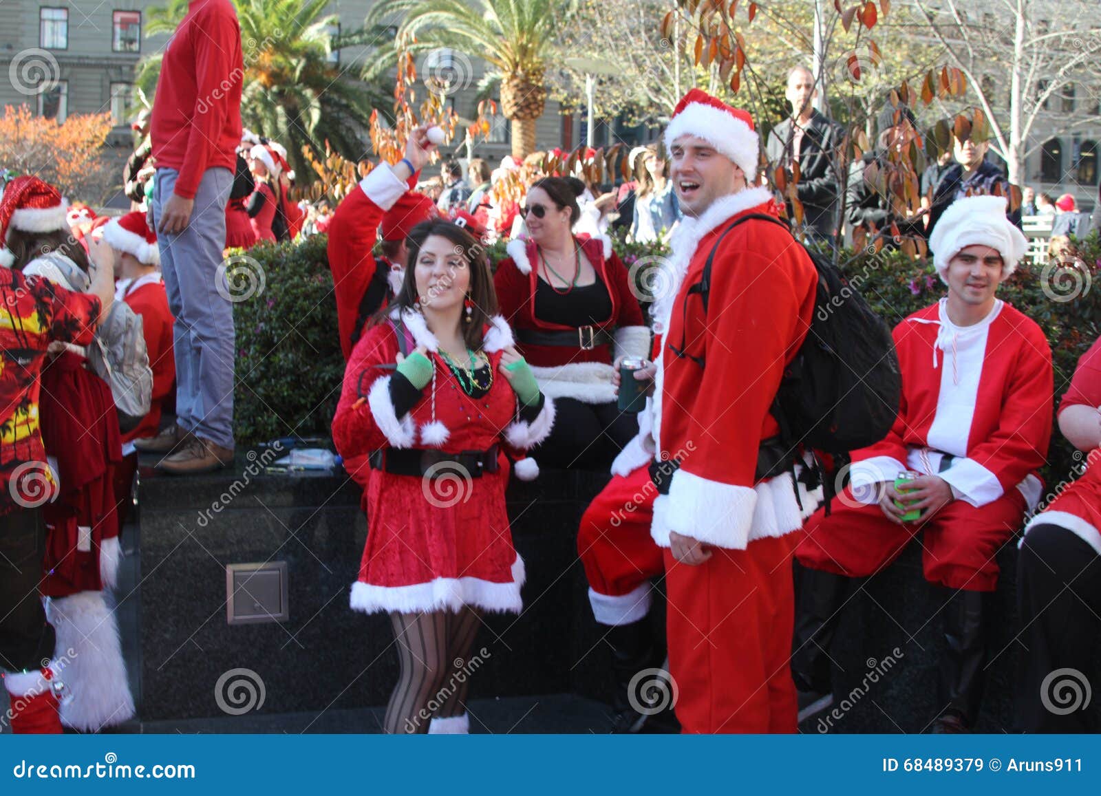 SantaCon, San Francisco editorial stock image. Image of santa - 68489379