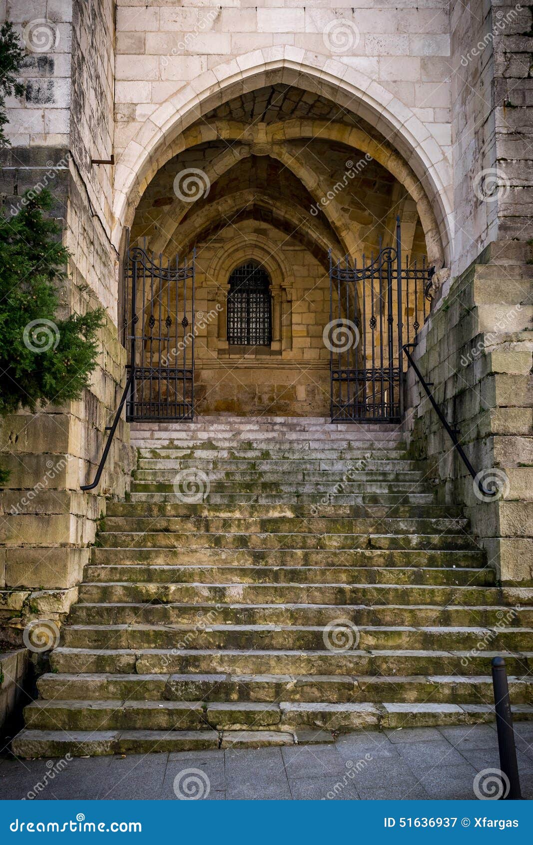 Santander Cathedral, Staircase of Access Stock Image - Image of ...